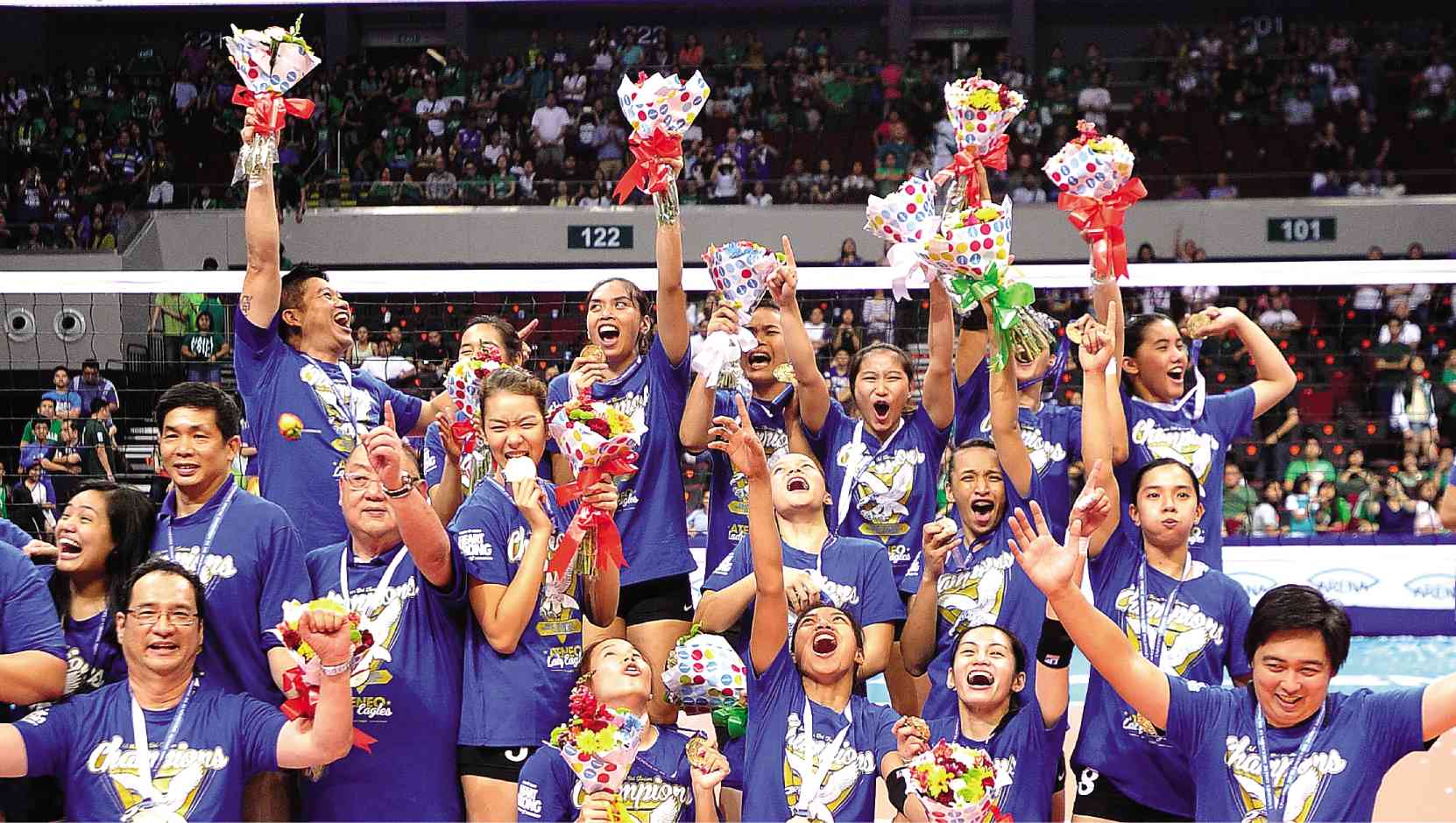 Long rest for finals-bound Lady Eagles as UAAP volleyball playoffs ...