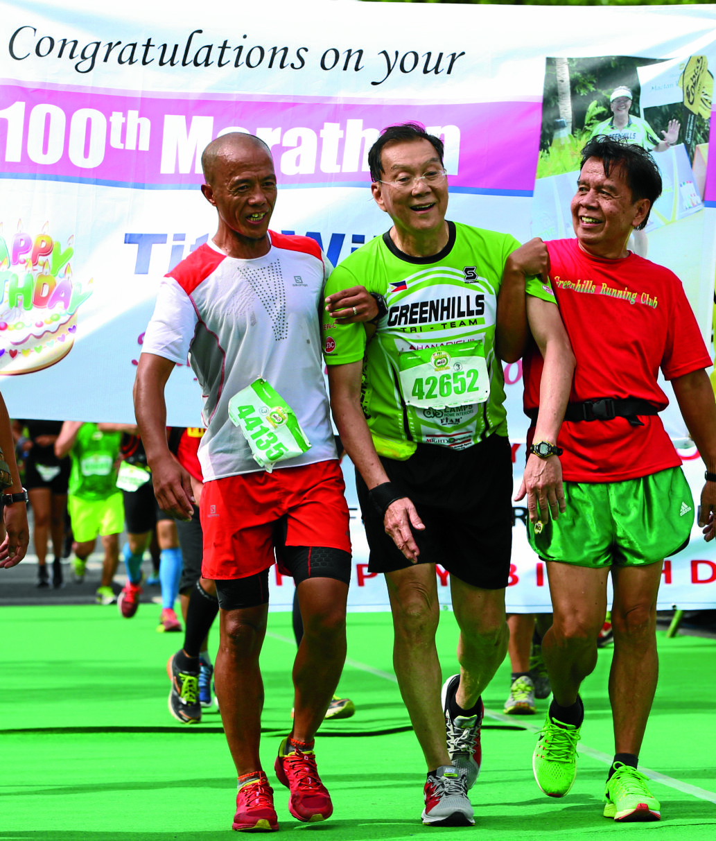Marathon man completes 100th race | Inquirer Sports
