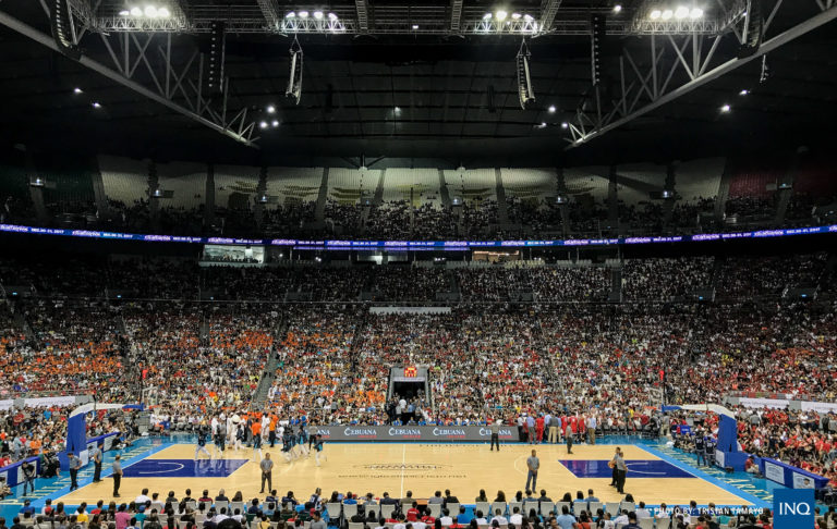 Game 5 at PH Arena sets attendance record in PBA Finals game | Inquirer ...