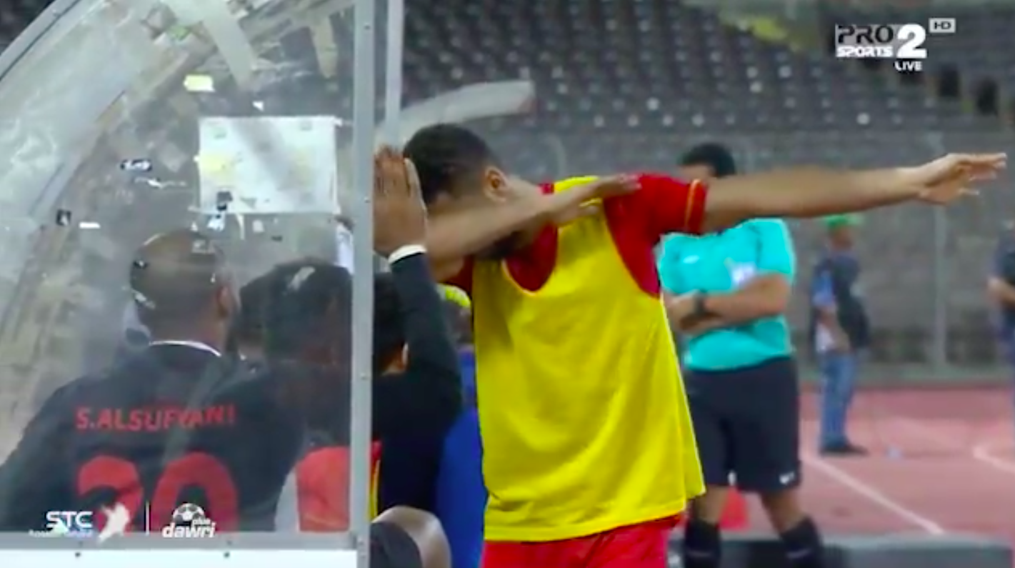Saudi football player in hot water for dabbing | Inquirer Sports