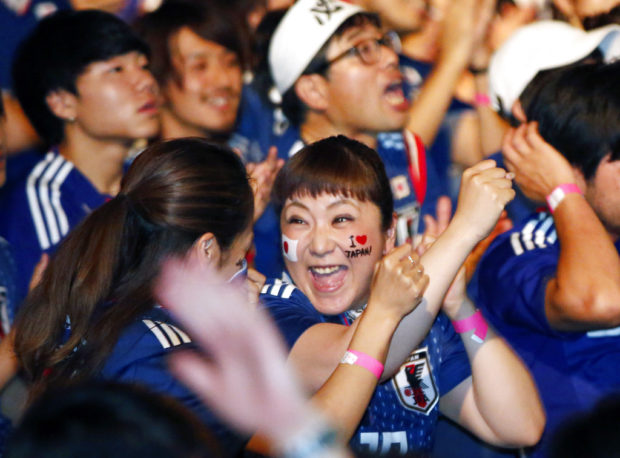 Japanese fans look beyond tactics to celebrate World Cup victory ...