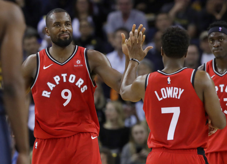 Raptors rout Warriors without Kawhi Leonard to complete sweep ...