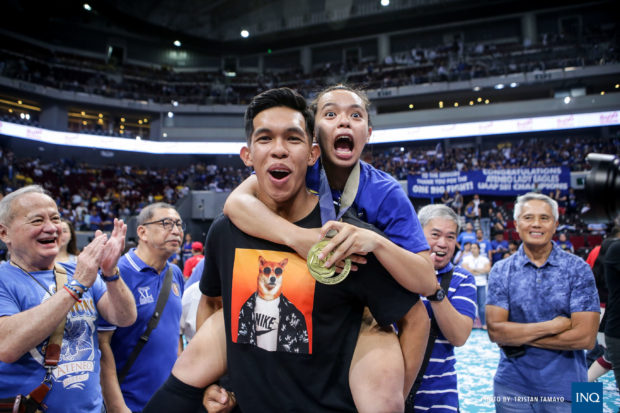 Family of champions: Little sister Dani Ravena wins first UAAP title ...