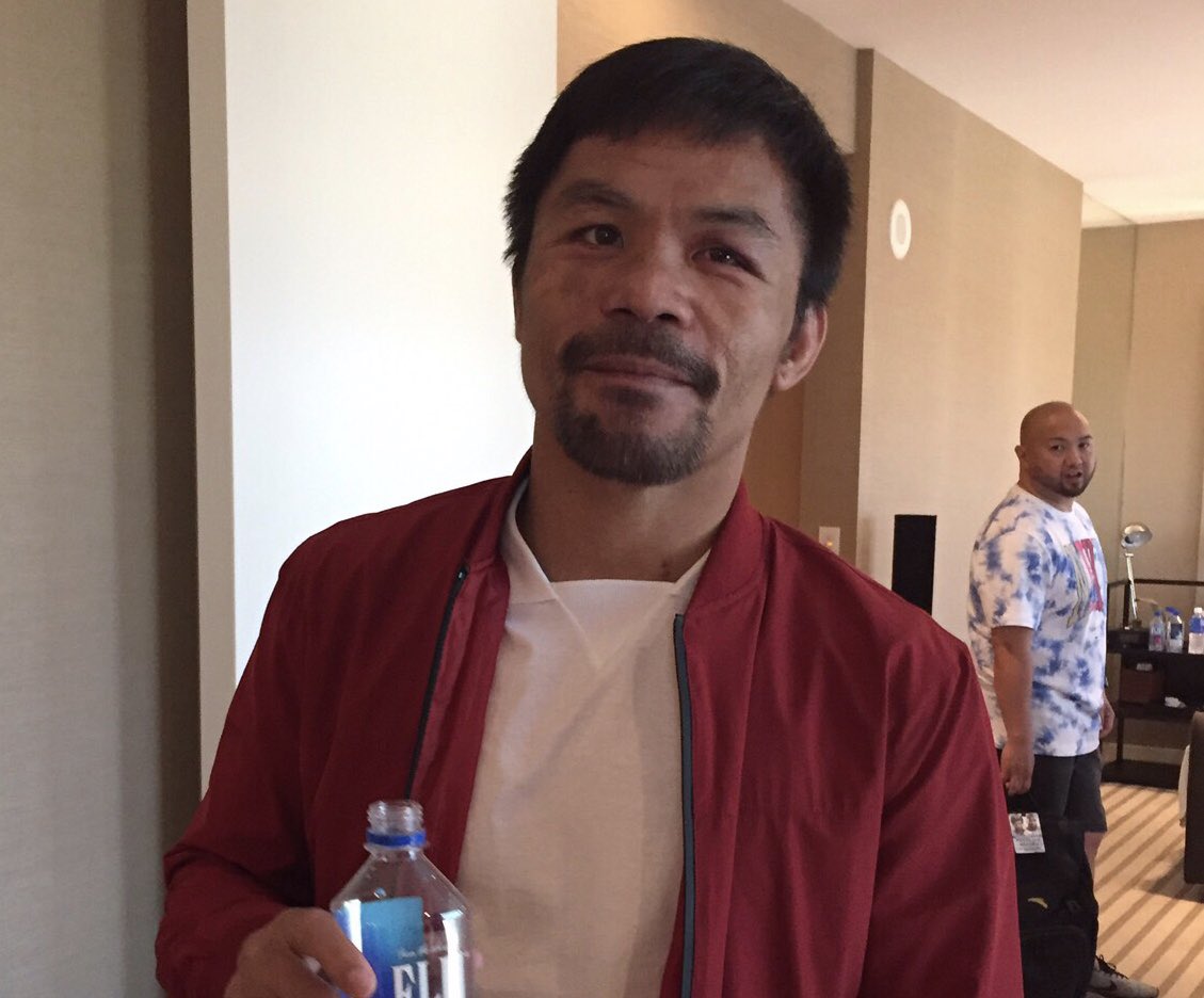 LOOK: Manny Pacquiao all smiles a day after hard-fought win | Inquirer ...