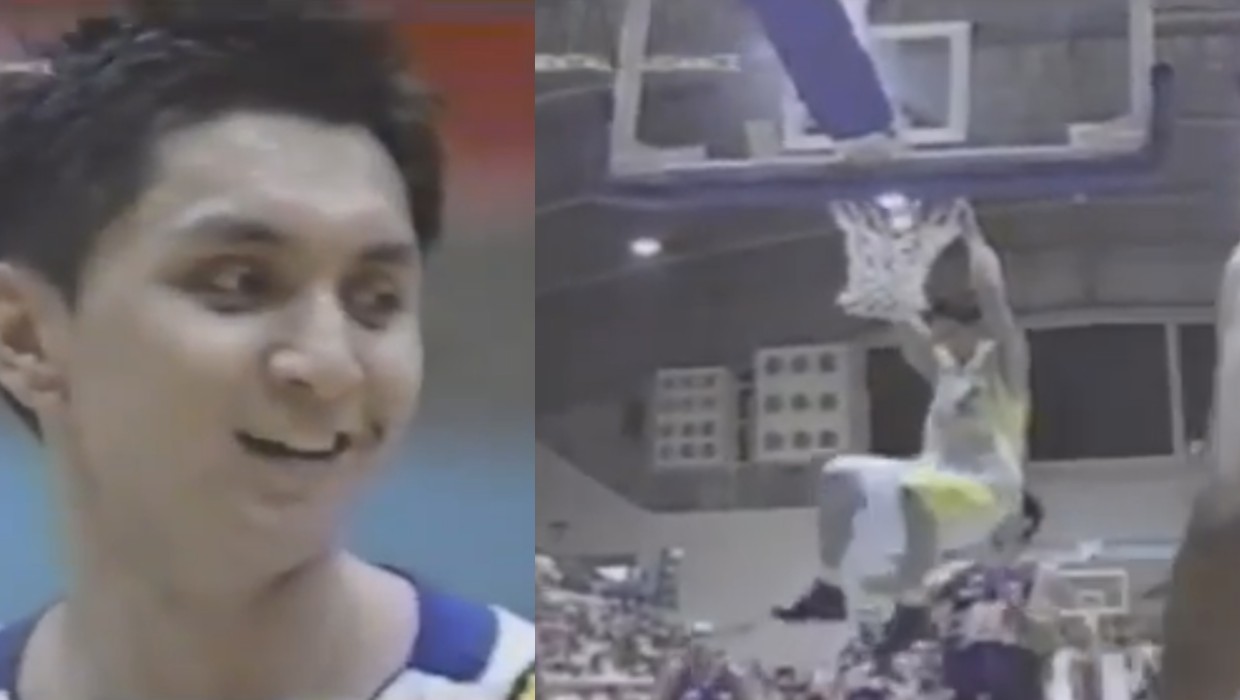 Jimmy Alapag finds rare video of his only dunk in PBA | Inquirer Sports