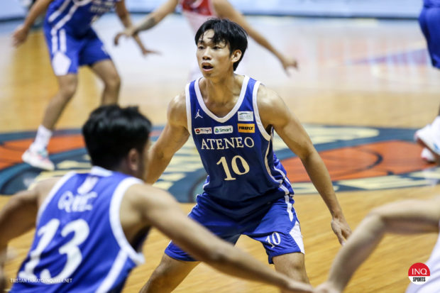 UAAP: Dave Ildefonso, BJ Andrade rise to Tab Baldwin's challenge in Ateneo win | Inquirer Sports