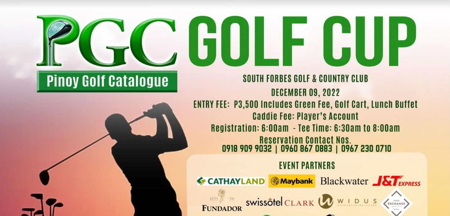 PGC Golf Cup at South Forbes Silang Cavite on December 9, 2022