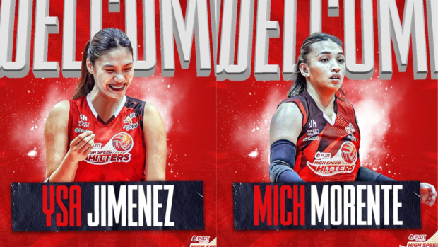 Wing spikers Michelle Morente, Ysa Jimenez bolster PLDT | Inquirer Sports