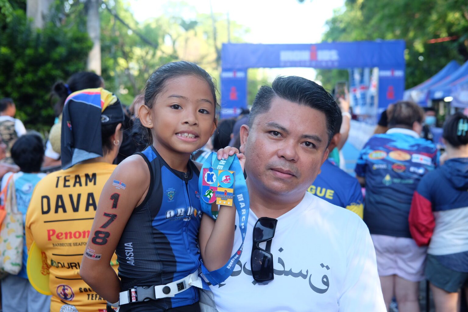Jashiva Arsua tops IronKids' youngest division | Inquirer Sports