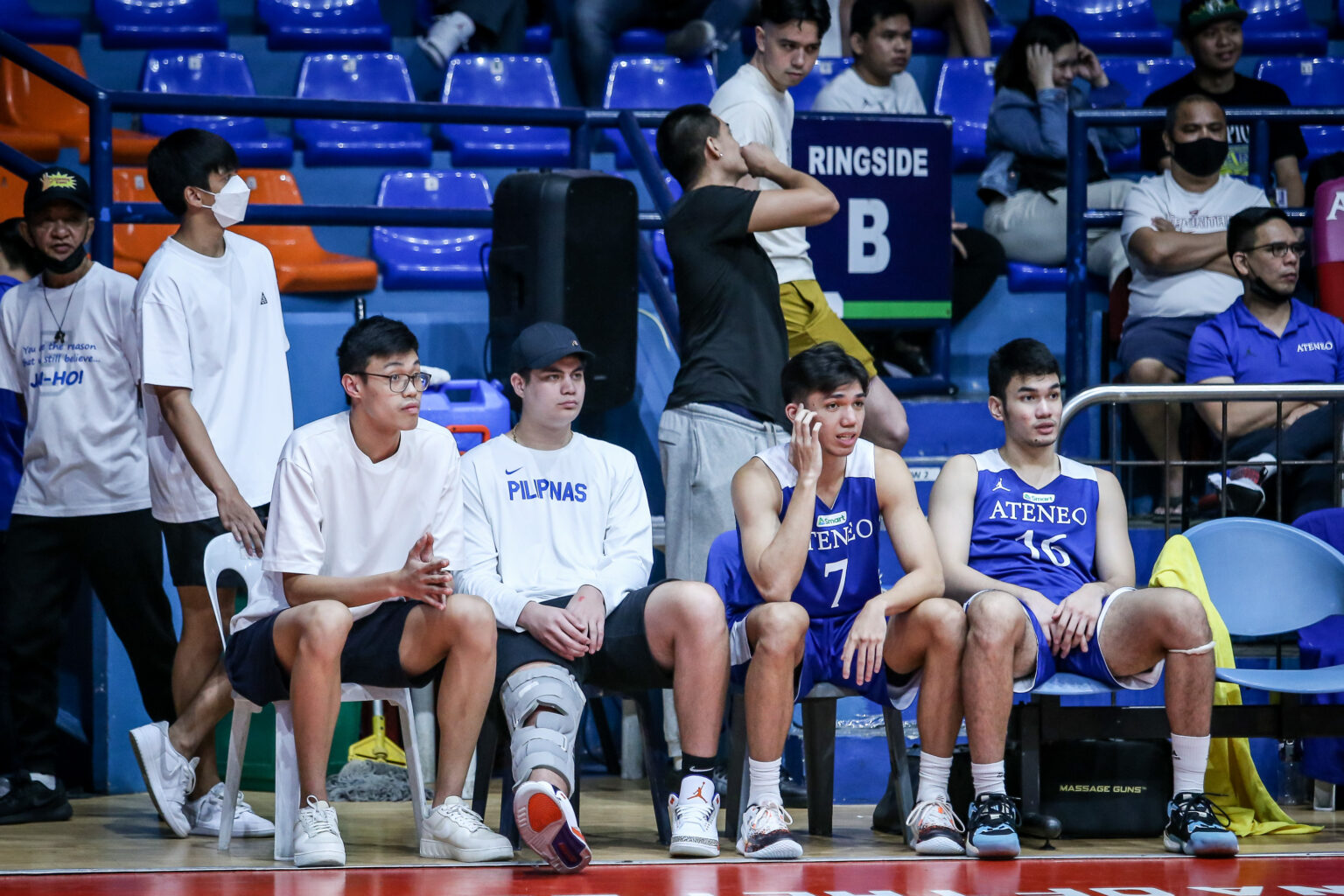 Ateneo's Mason Amos out with hyperextended knee | Inquirer Sports