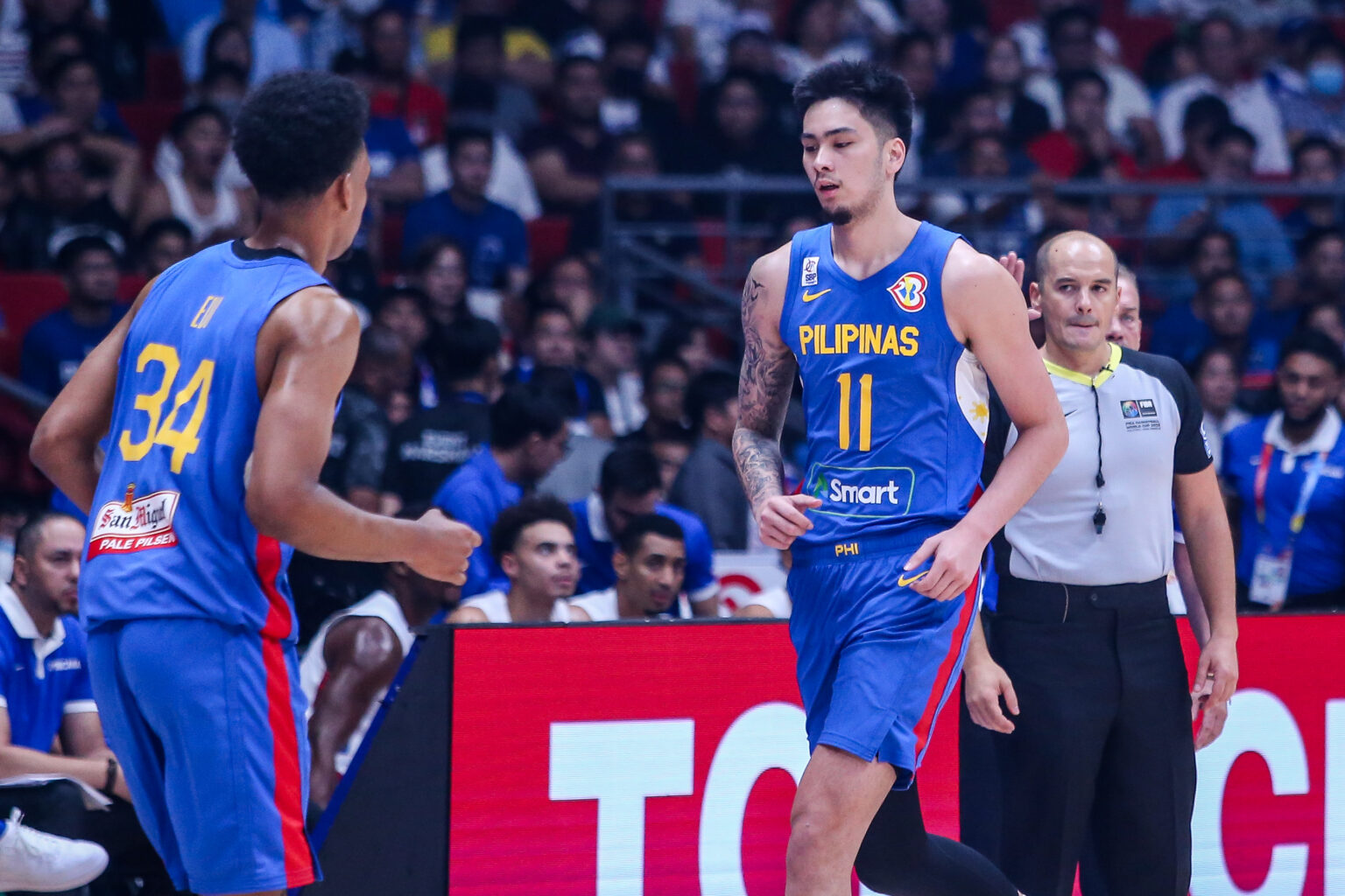 Kai Sotto short spell in Gilas loss due to foul trouble, unfavorable ...