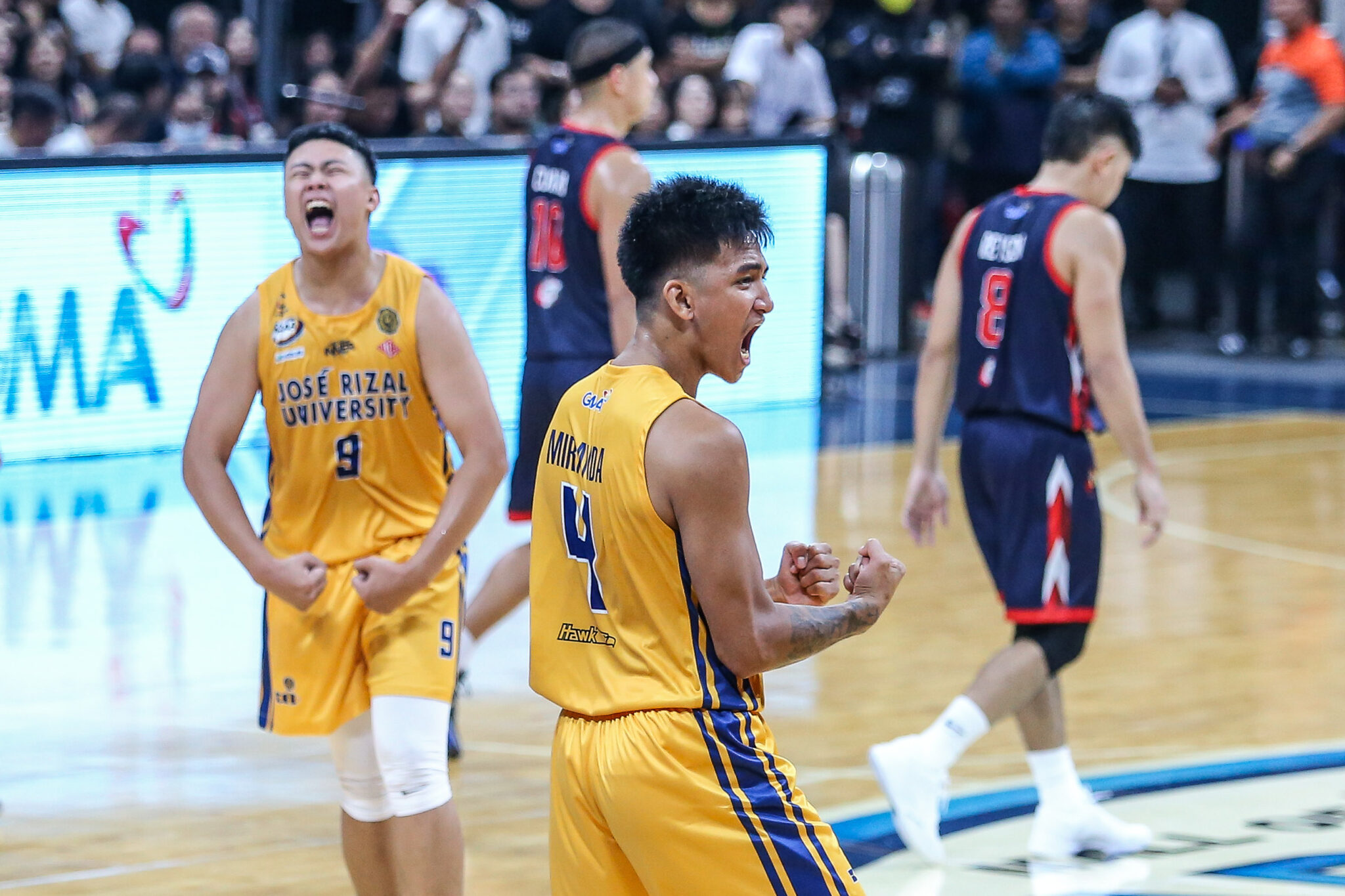 JRU stuns Letran in OT in NCAA Season 99 opener | Inquirer Sports