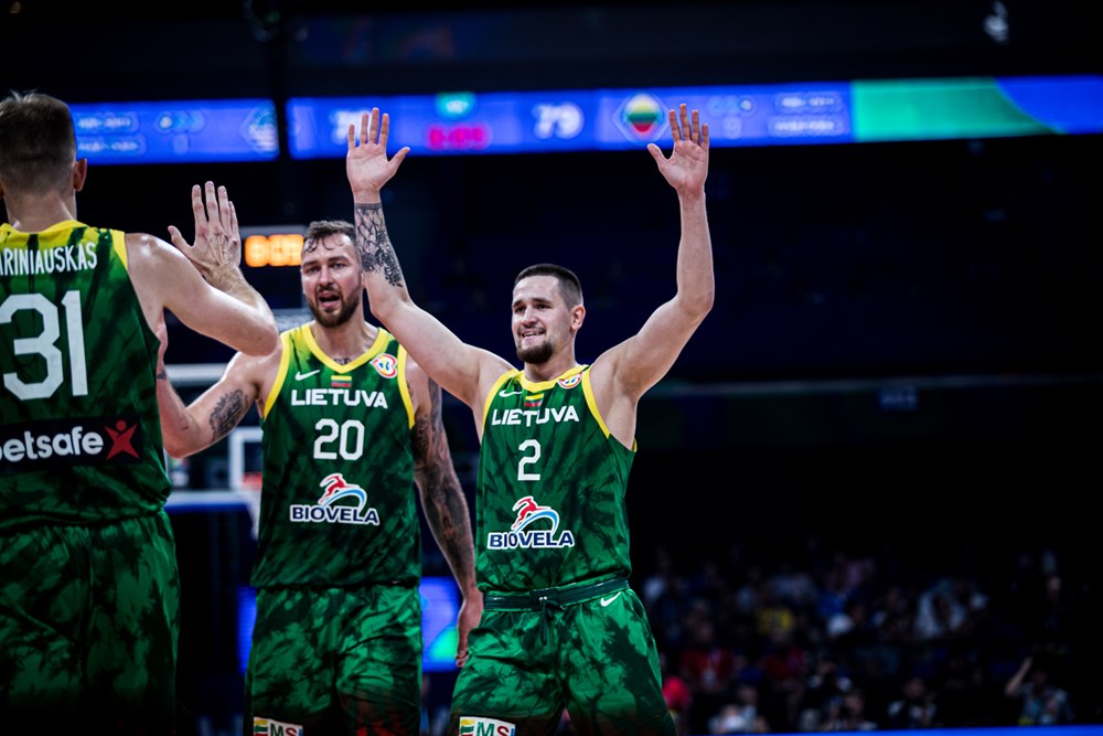 Lithuania's Motiejunas revels in beating Team USA as 'real games' begin ...