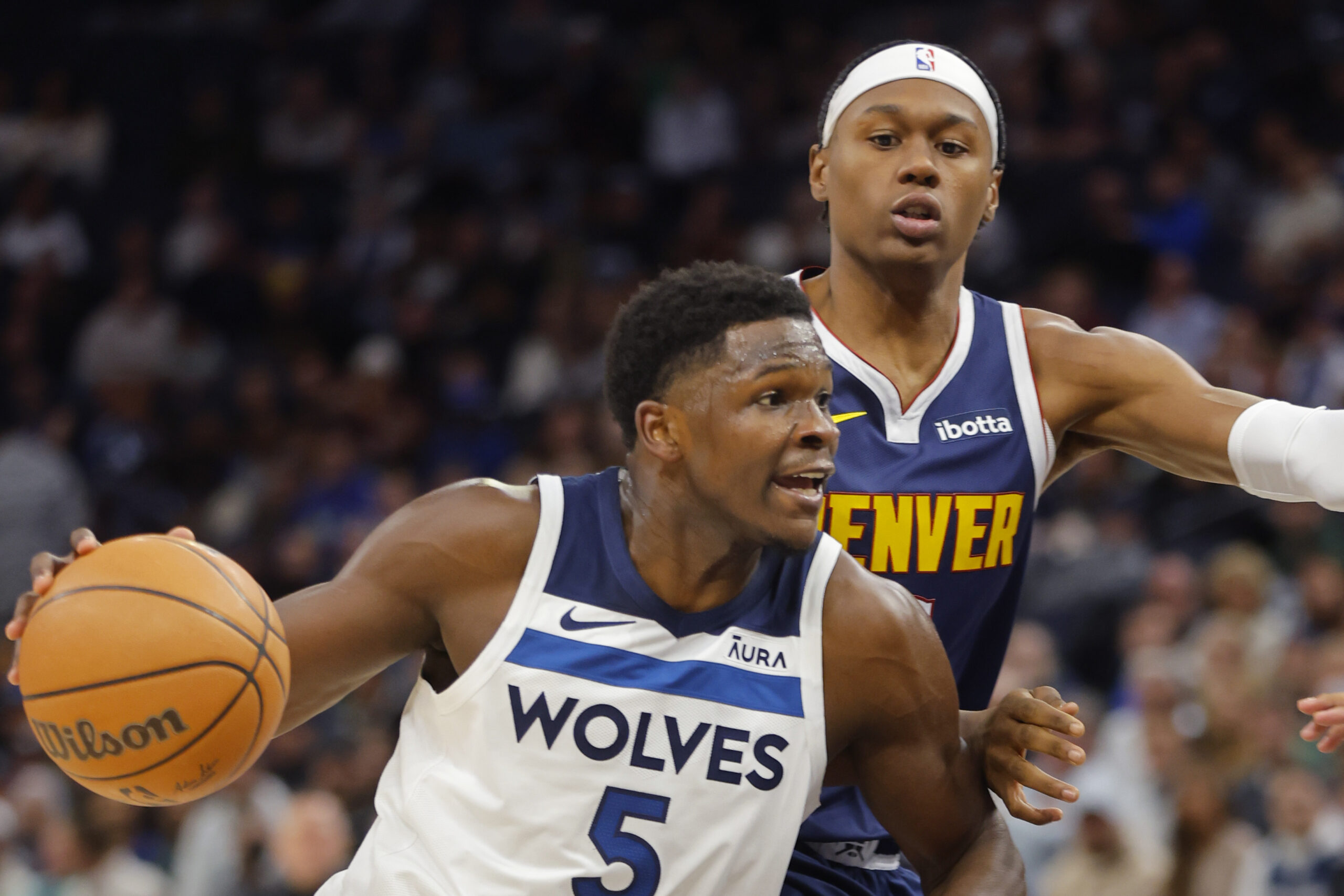 NBA: Timberwolves hand Nuggets first loss in wire-to-wire win ...