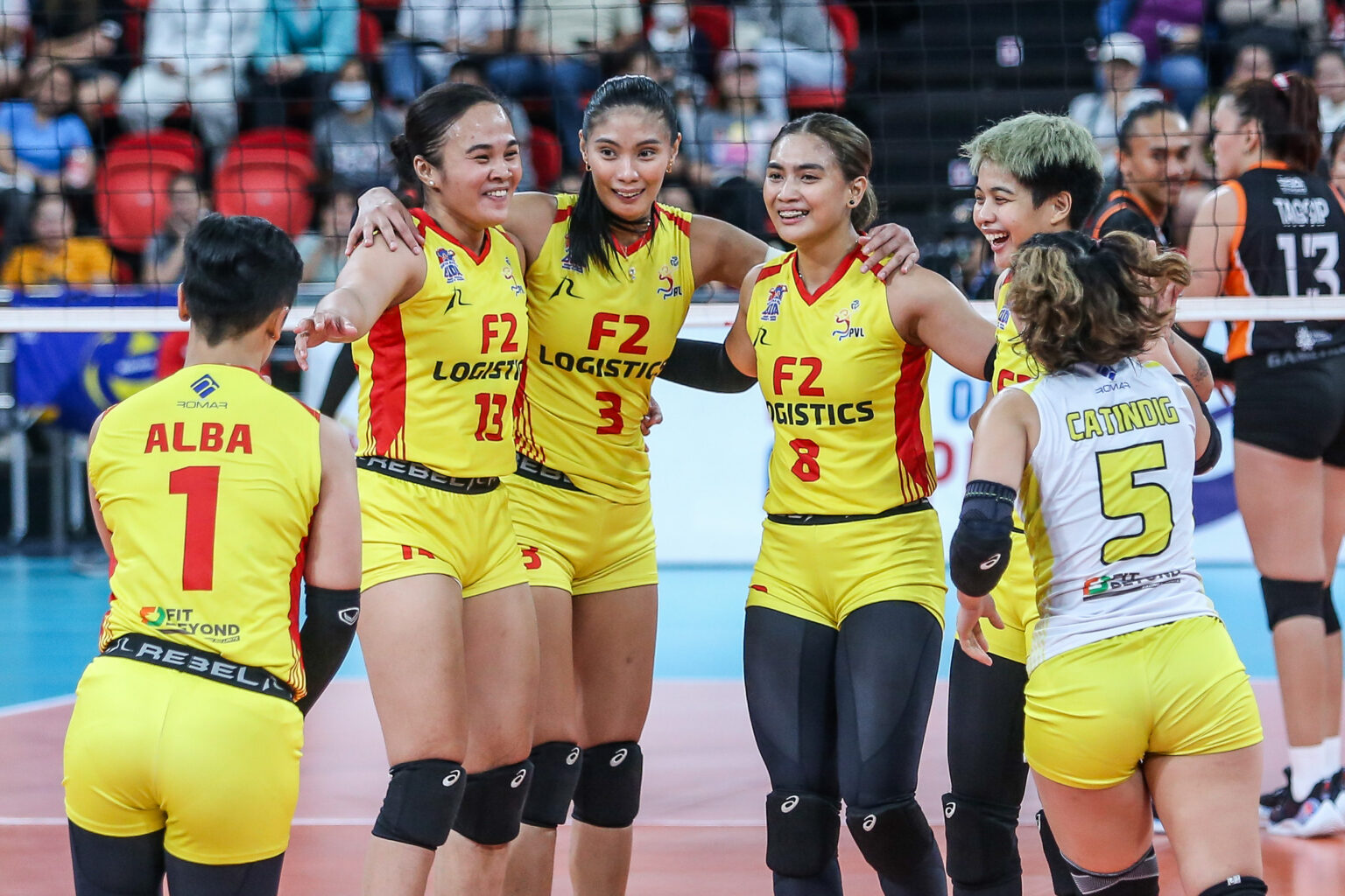 PVL: Jolina Dela Cruz, Ivy Lacsina carry F2 Logistics past Farm Fresh | Inquirer Sports