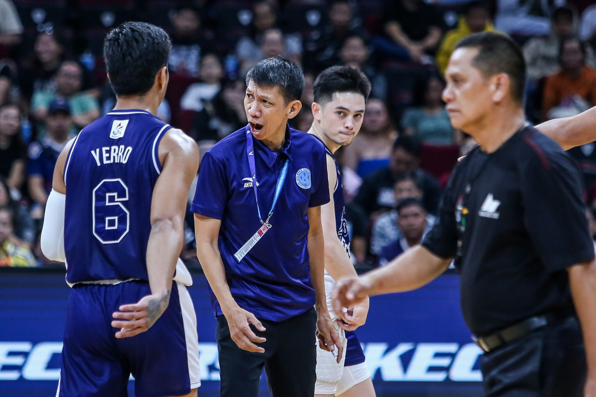UAAP: Adamson stuns NU behind bench mob to stay in Final Four race ...