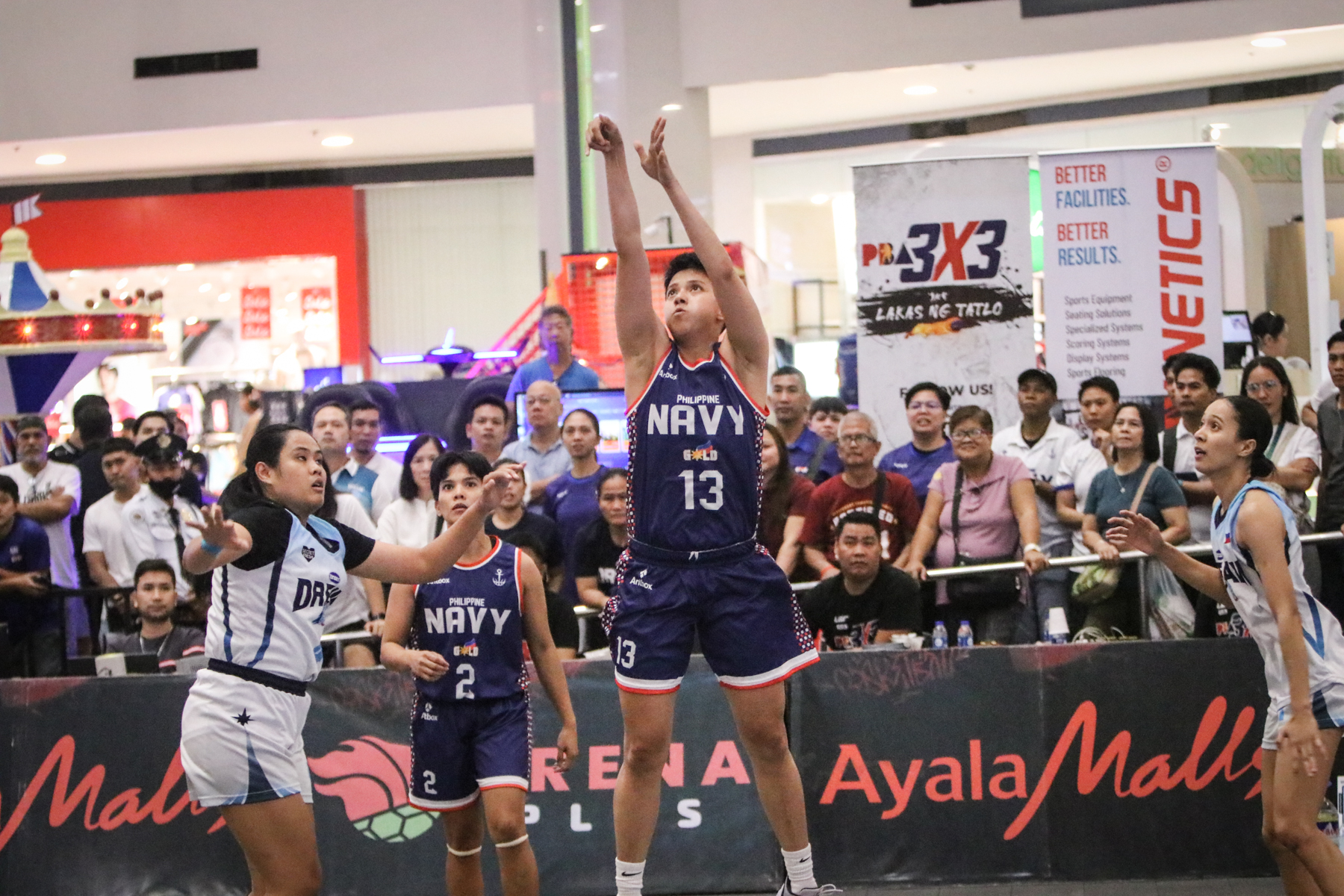 Afril Bernardino stamps class in Women's PBA 3x3
