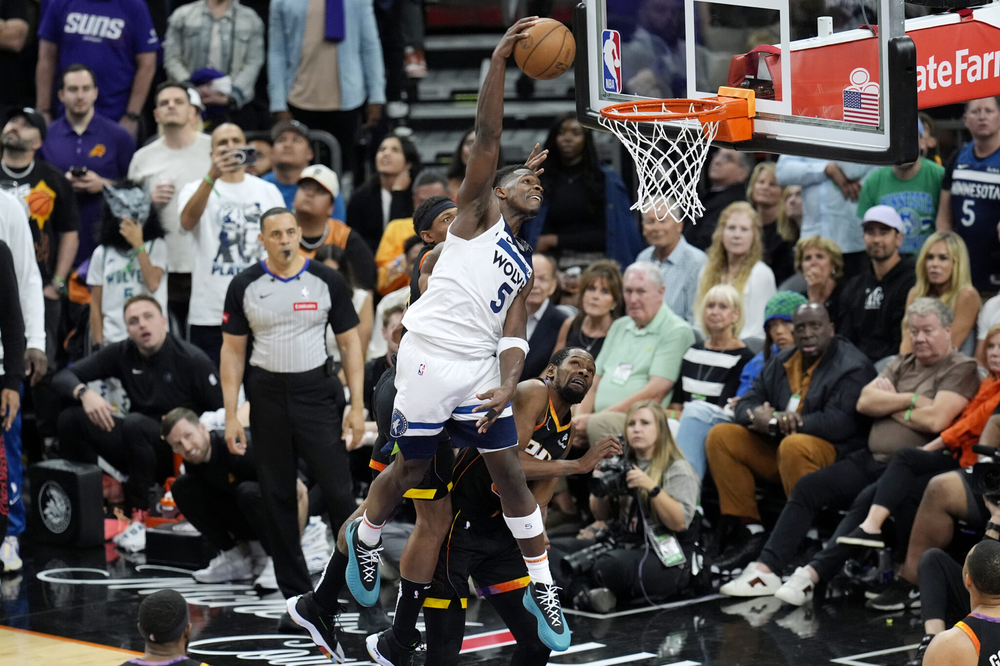 NBA playoffs: Anthony Edwards, Timberwolves sweep Suns