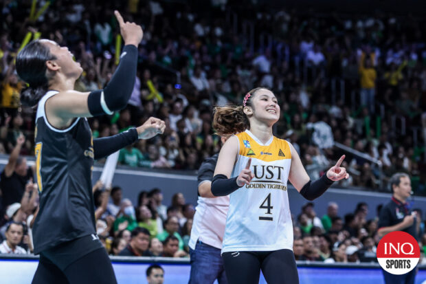 UAAP: Inspired by doubters, UST Tigresses end finals drought | Inquirer ...