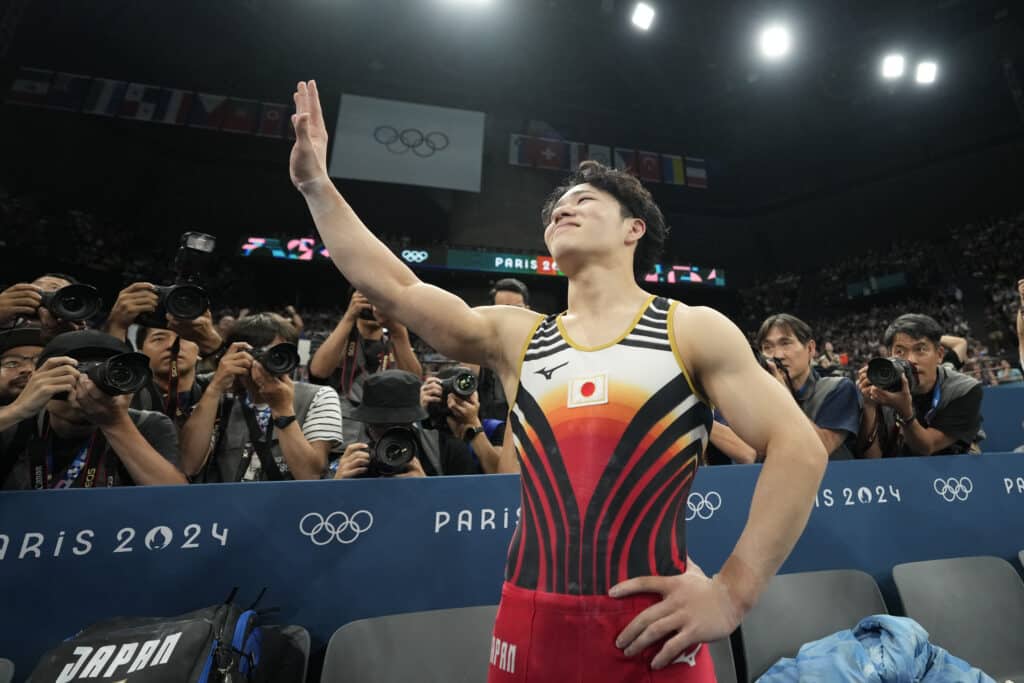 Japan's Shinnosuke Oka wins third gold at Paris Olympics