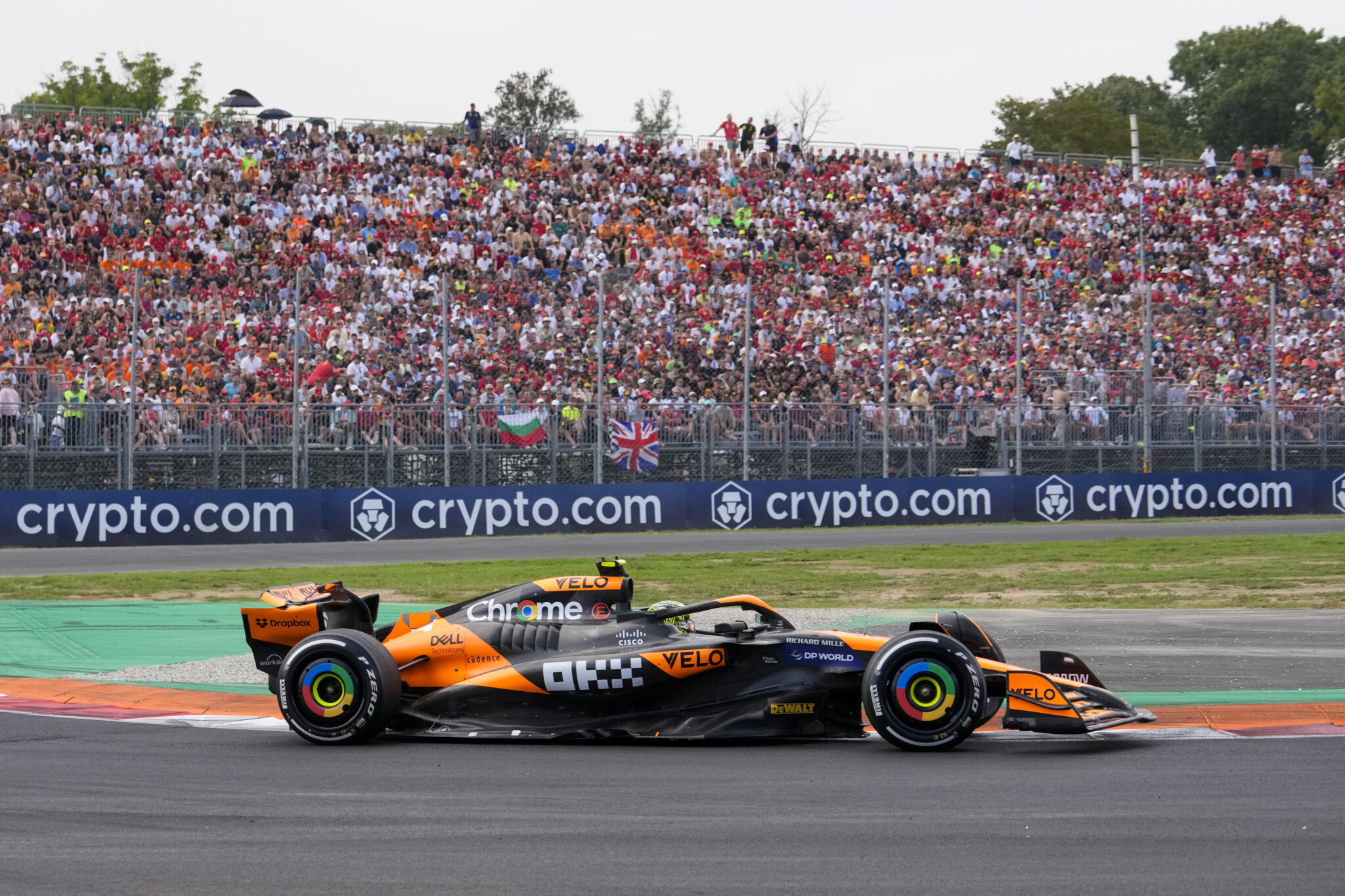McLaren bumps Red Bull off its throne in F1 championship race