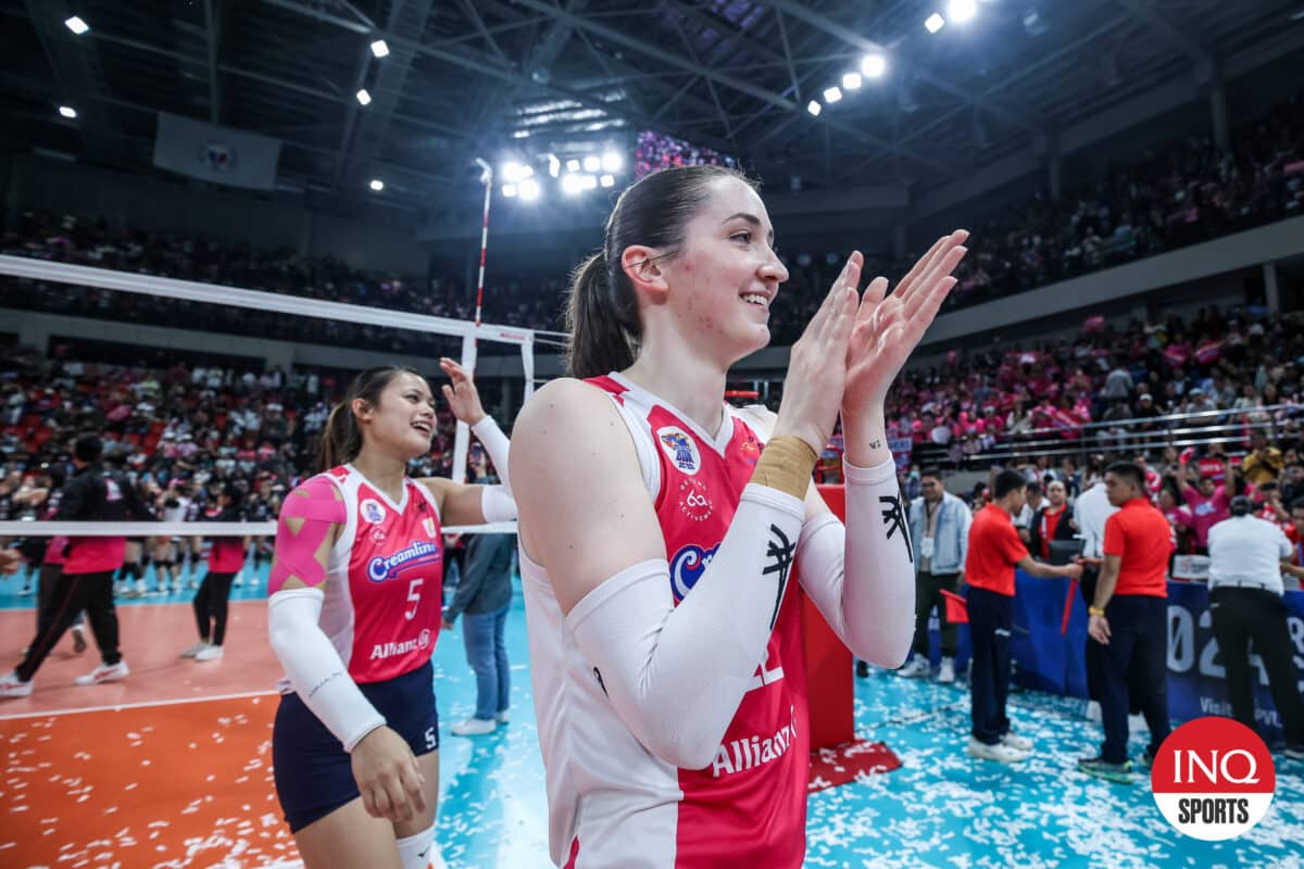 PVL: Erica Staunton relishes 'unbelievable' Creamline title run