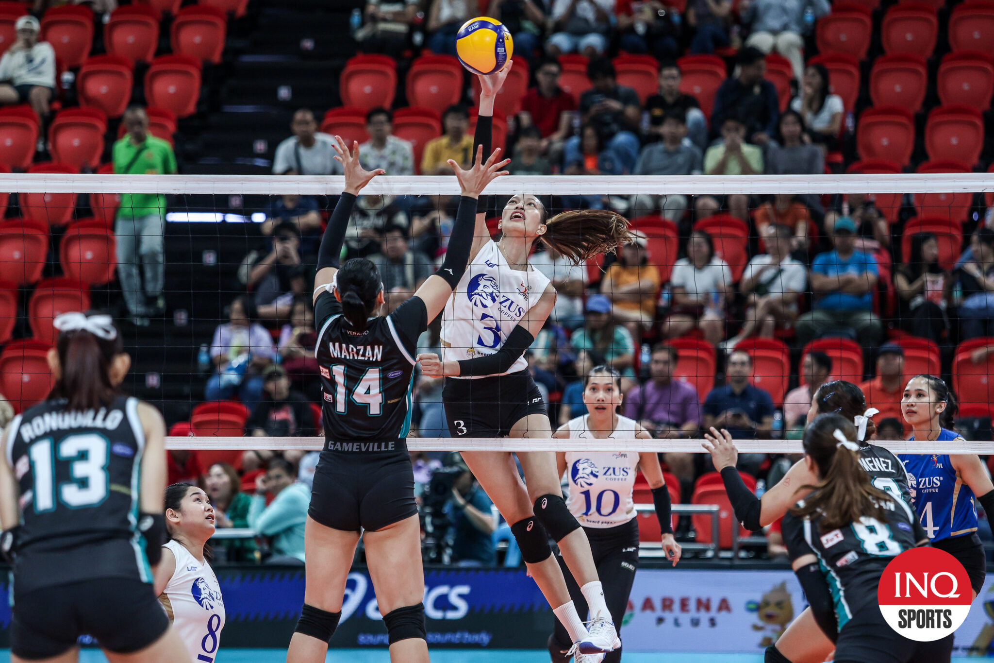 PVL: Ex-teammates Gagate, Julia Coronel duel in ZUS Coffee win