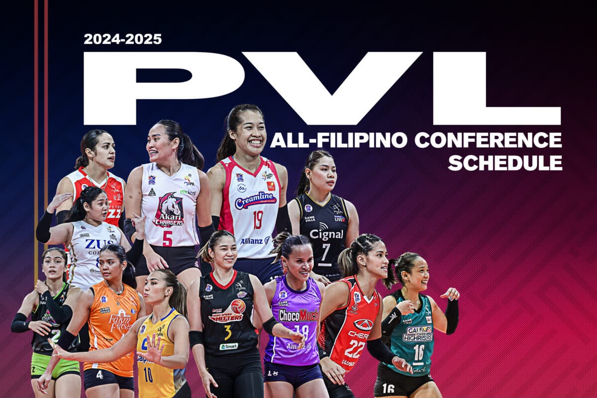 SCHEDULE: 2025 PVL All-Filipino Conference QUARTERFINALS