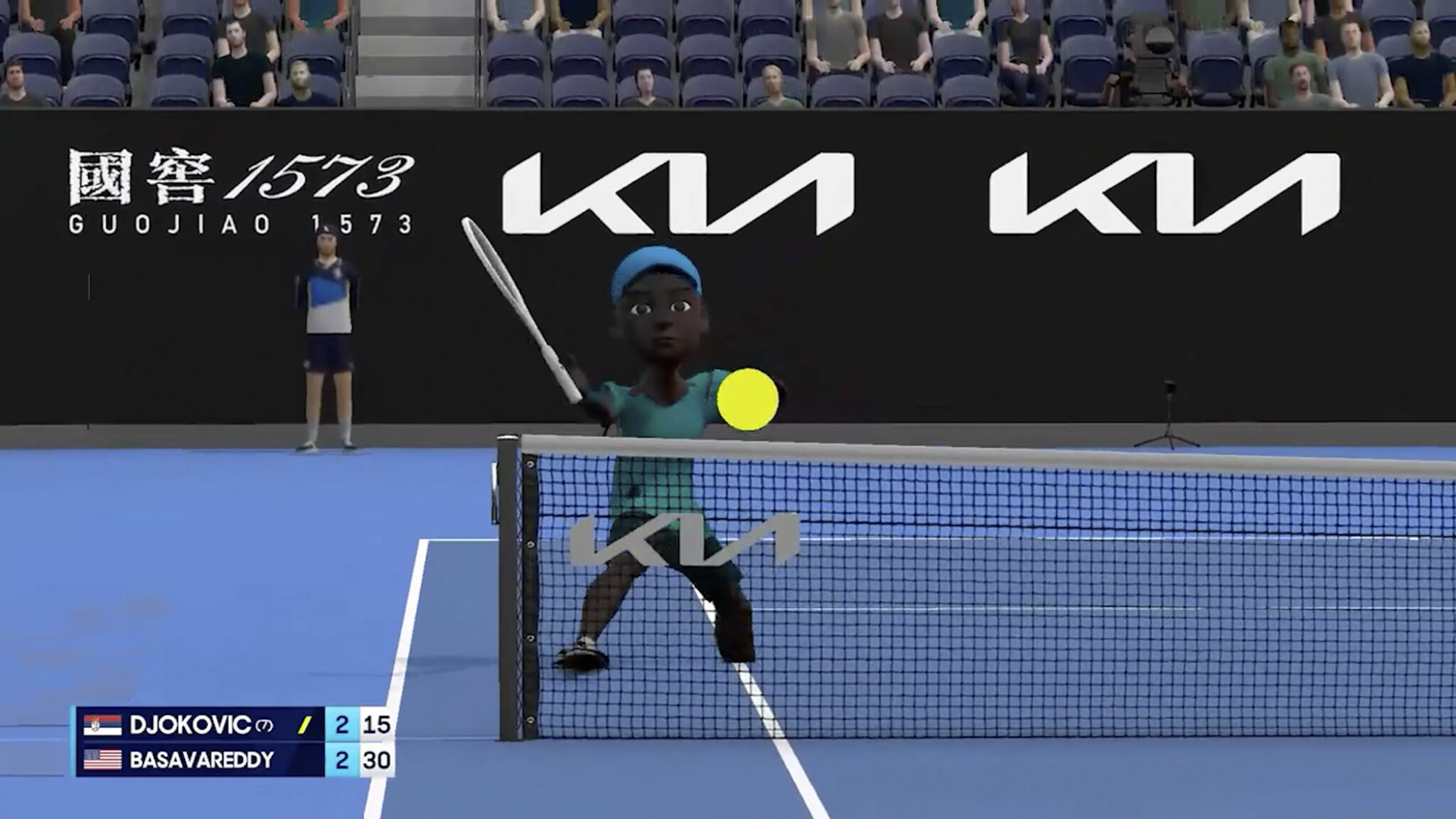 Australian Open is animating matches with Wii-like characters