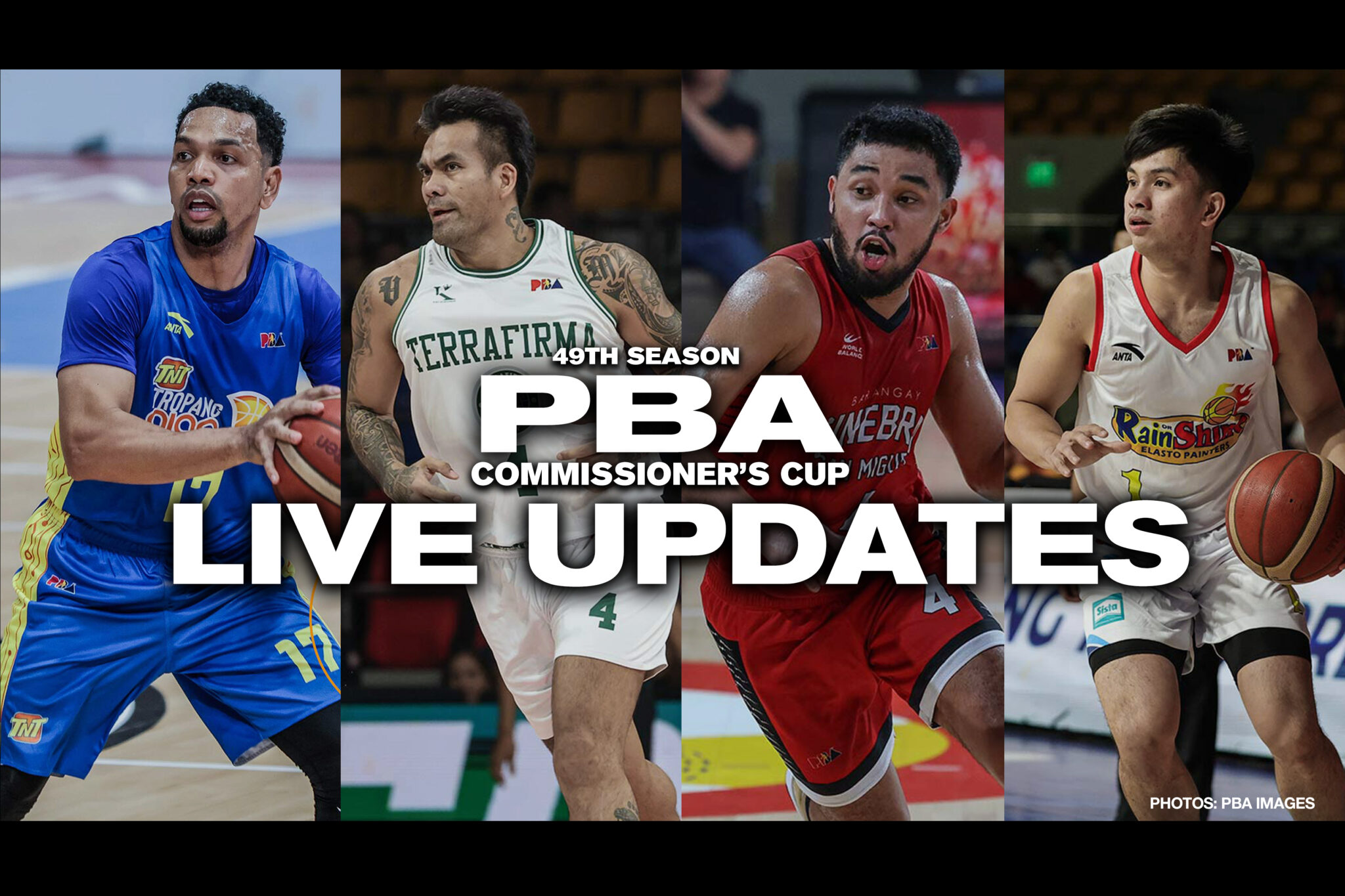 SCORES: PBA Commissioner's Cup TNT vs Terrafirma, Ginebra vs RoS