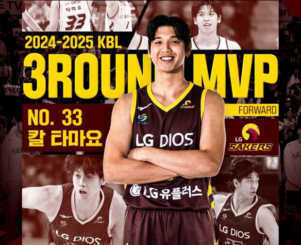 Carl Tamayo is KBL third round MVP