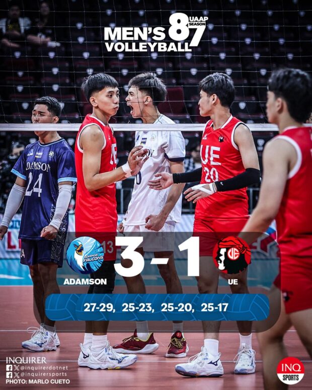 LIVE: UAAP Season 87 volleyball - La Salle vs UST, Adamson vs UE