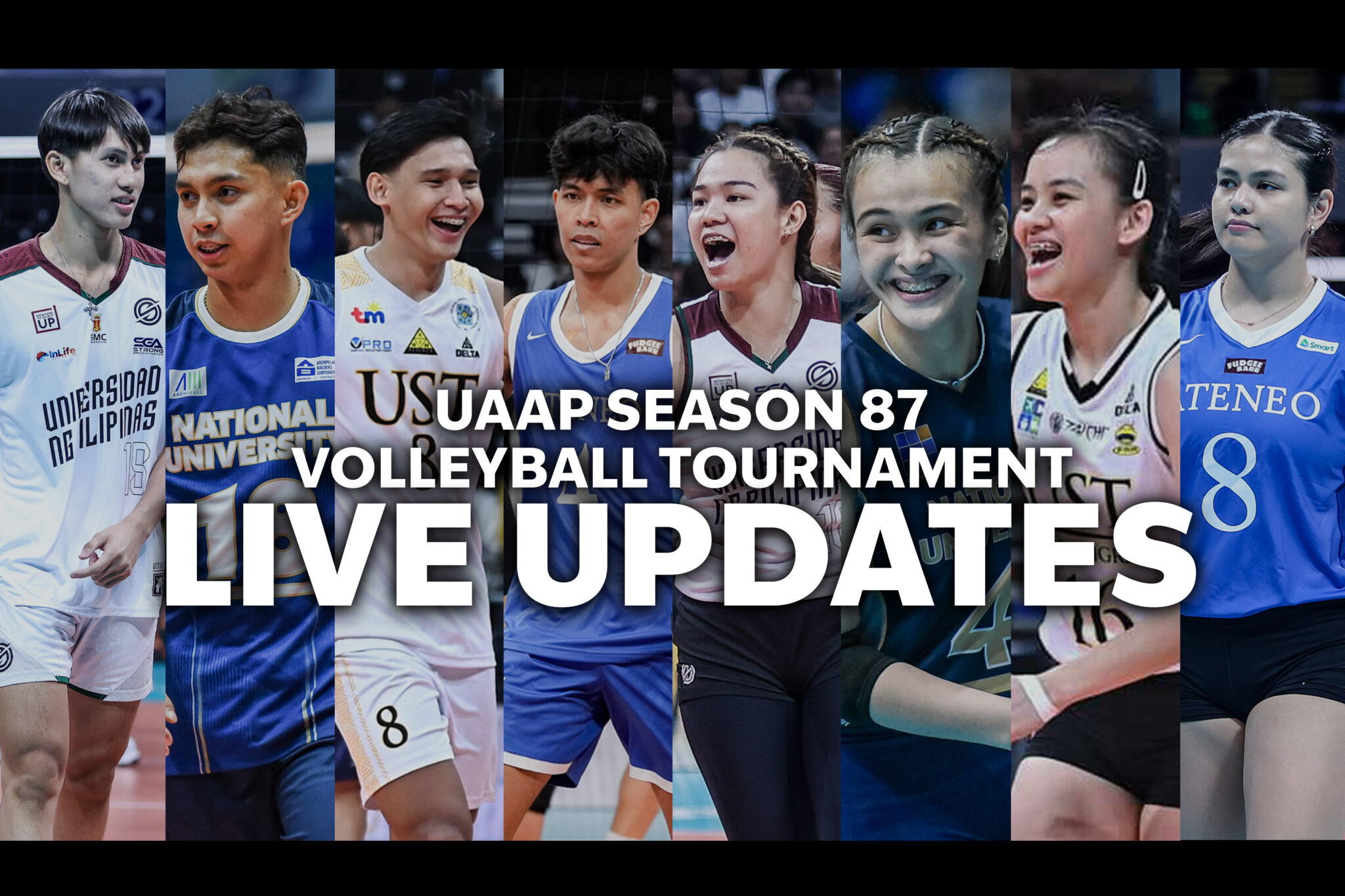 LIVE: UAAP Season 87 volleyball - UP vs NU, UST vs Ateneo