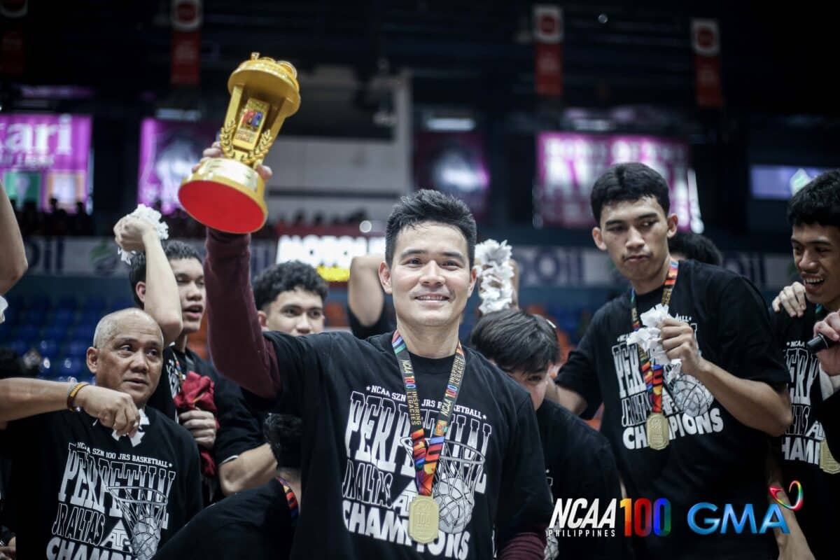 Perpetual Help coach gives glory to God after NCAA juniors title