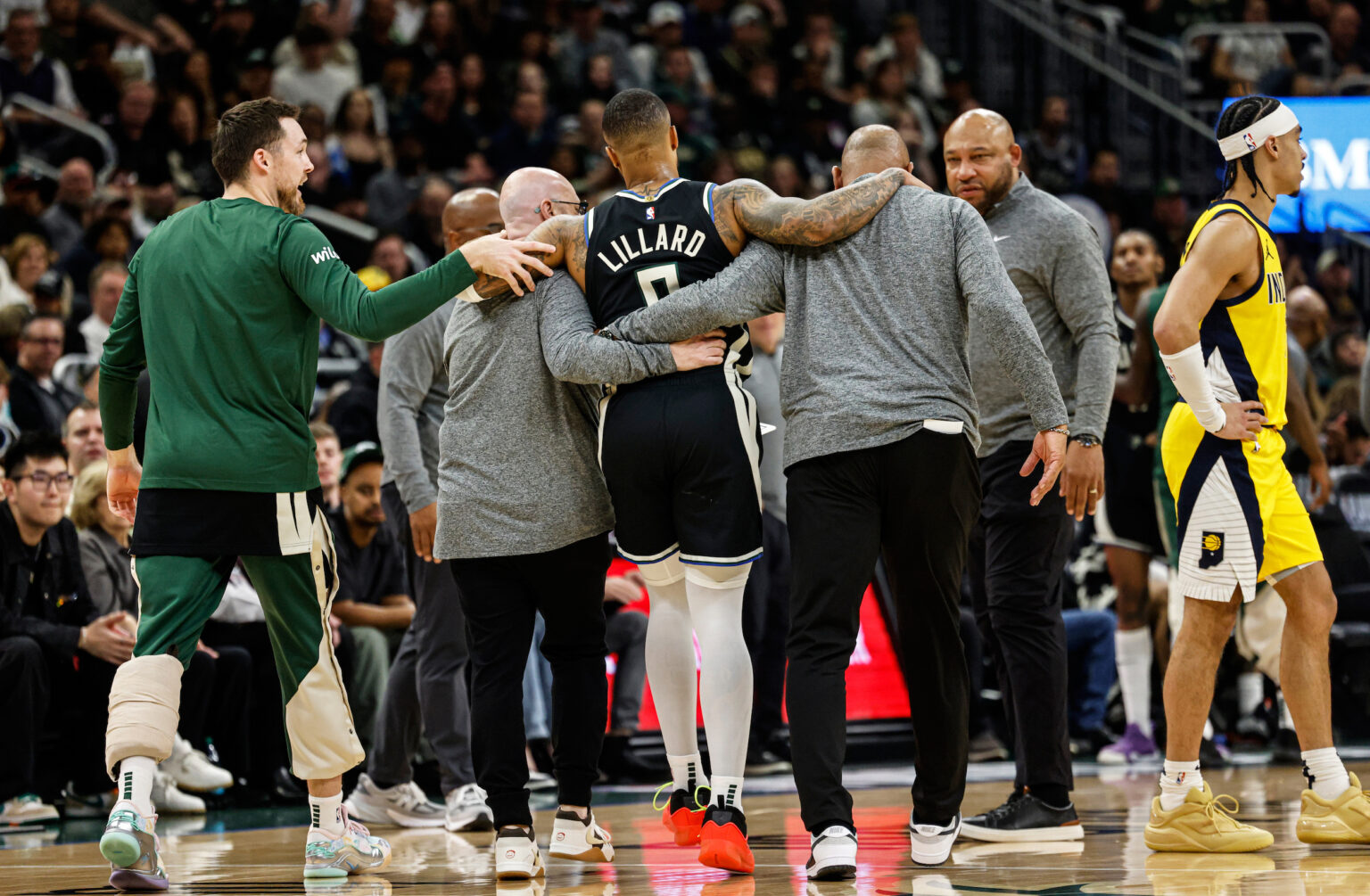 NBA: Bucks confirm Damian Lillard has torn left Achilles tendon