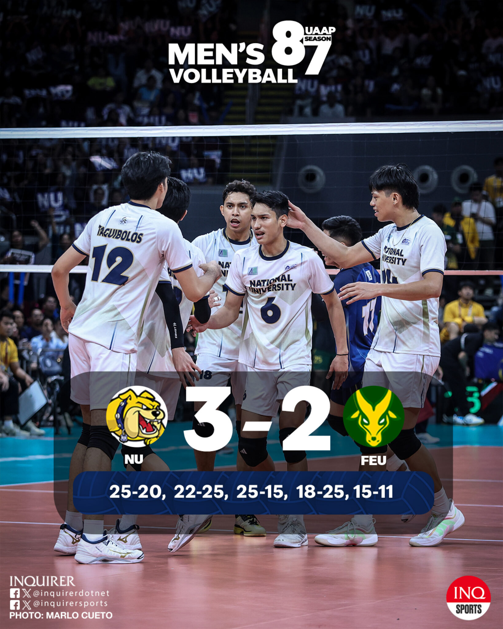 HIGHLIGHTS: UAAP Season 87 volleyball Finals Game 2 - DLSU vs NU