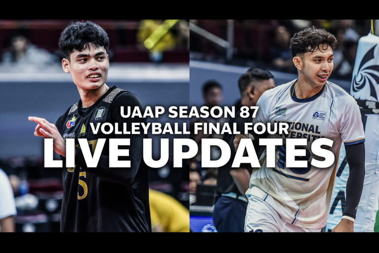 LIVE: UAAP Season 87 men's volleyball Final Four - NU vs UST