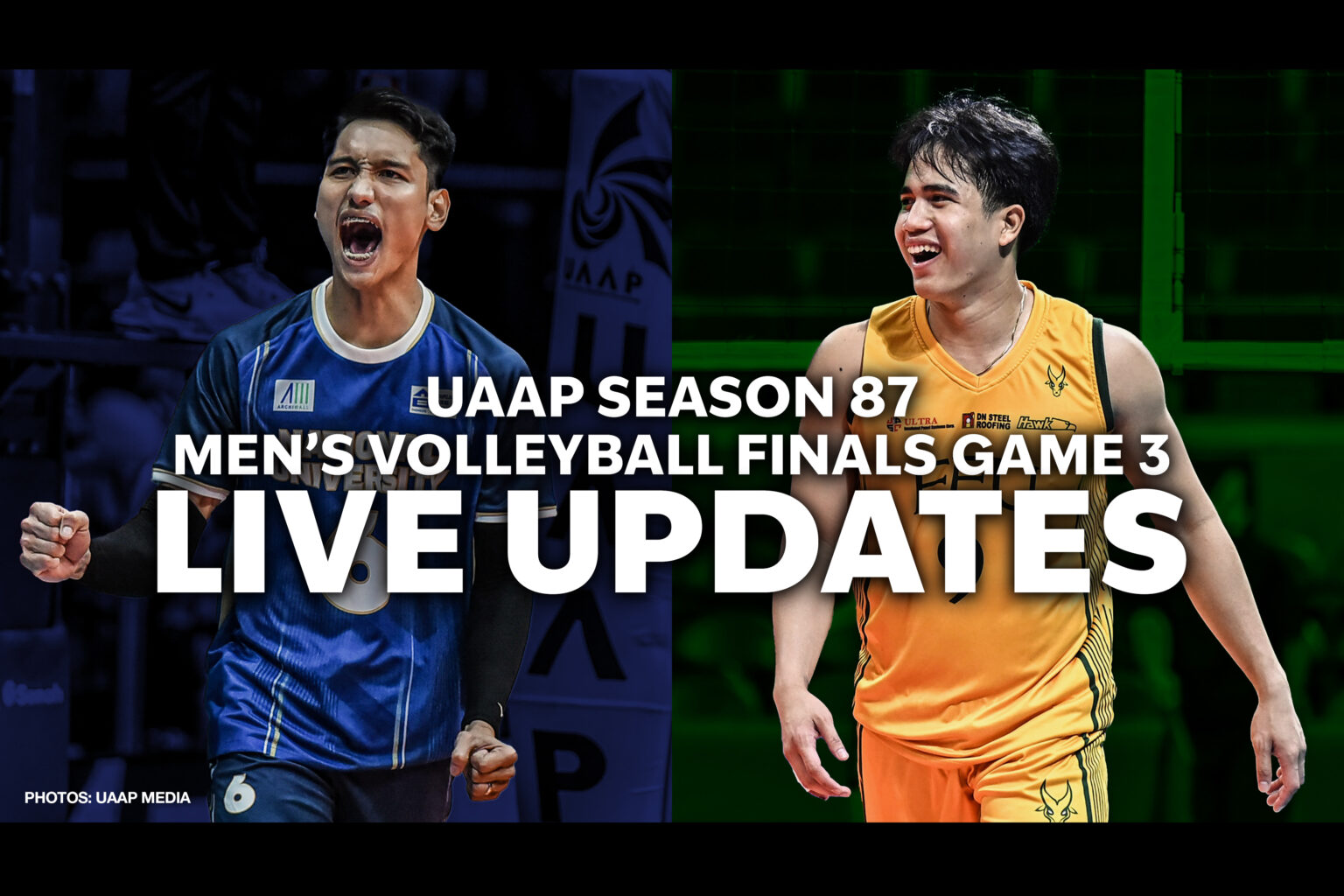 LIVE: UAAP Season 87 men's volleyball Finals Game 3 - NU vs FEU