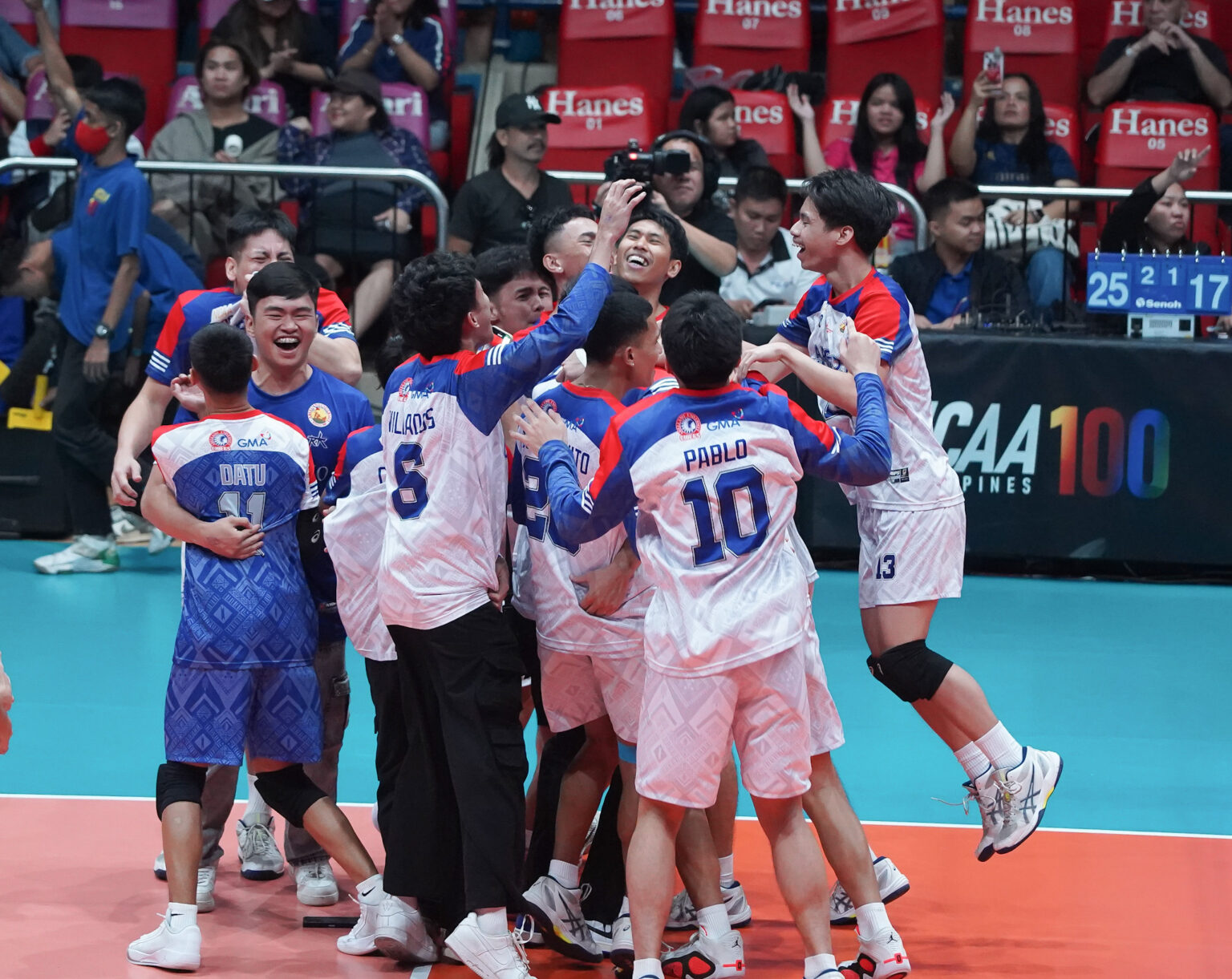 NCAA: Carl Berdal, Arellano rule Season 100 men's volleyball