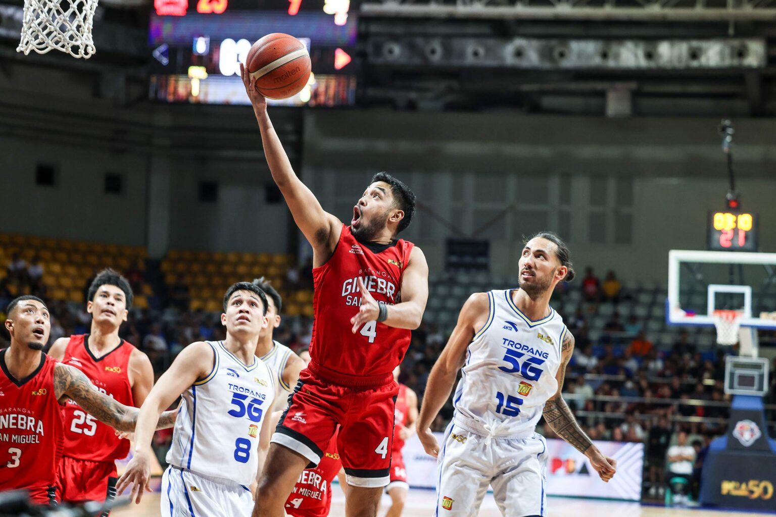 PBA: Ginebra snaps TNT streak, rises to 3rd