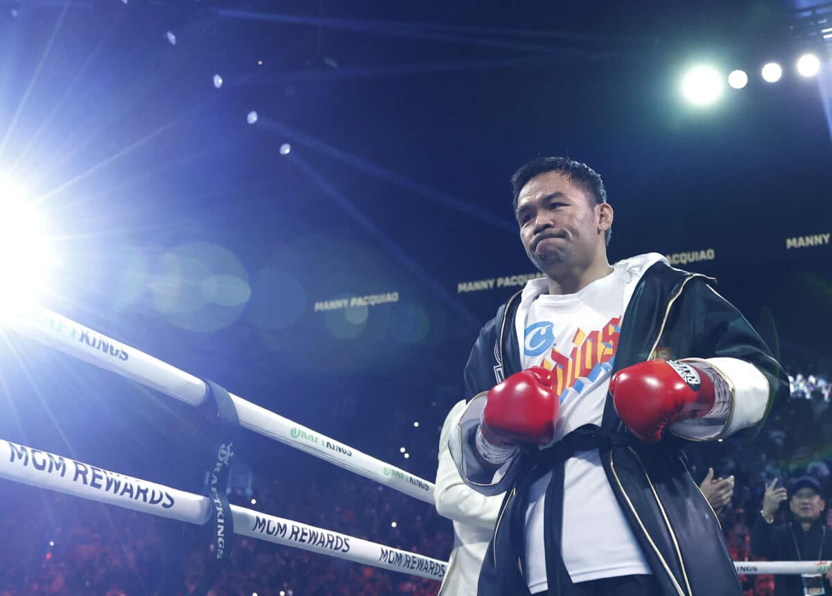 Manny Pacquiao says he's fighting again in December