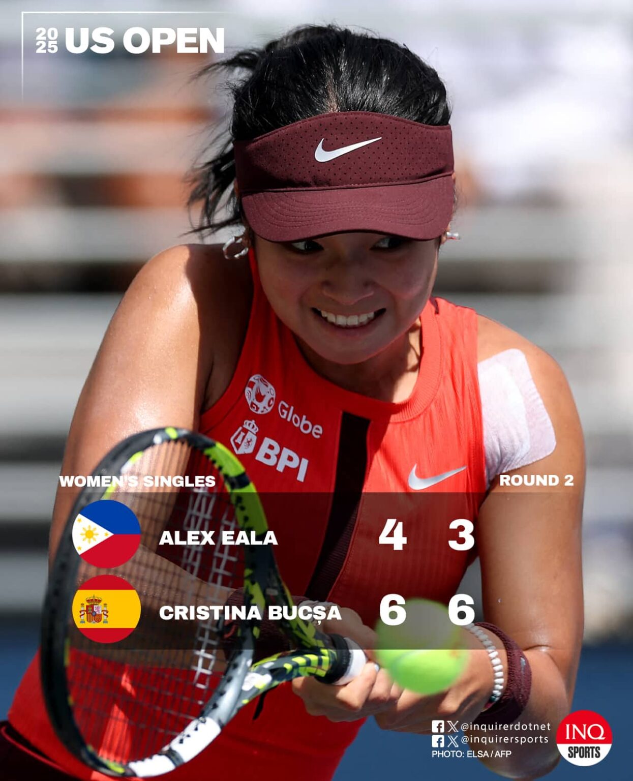 HIGHLIGHTS: Alex Eala vs Cristina Bucsa US Open 2025 second round