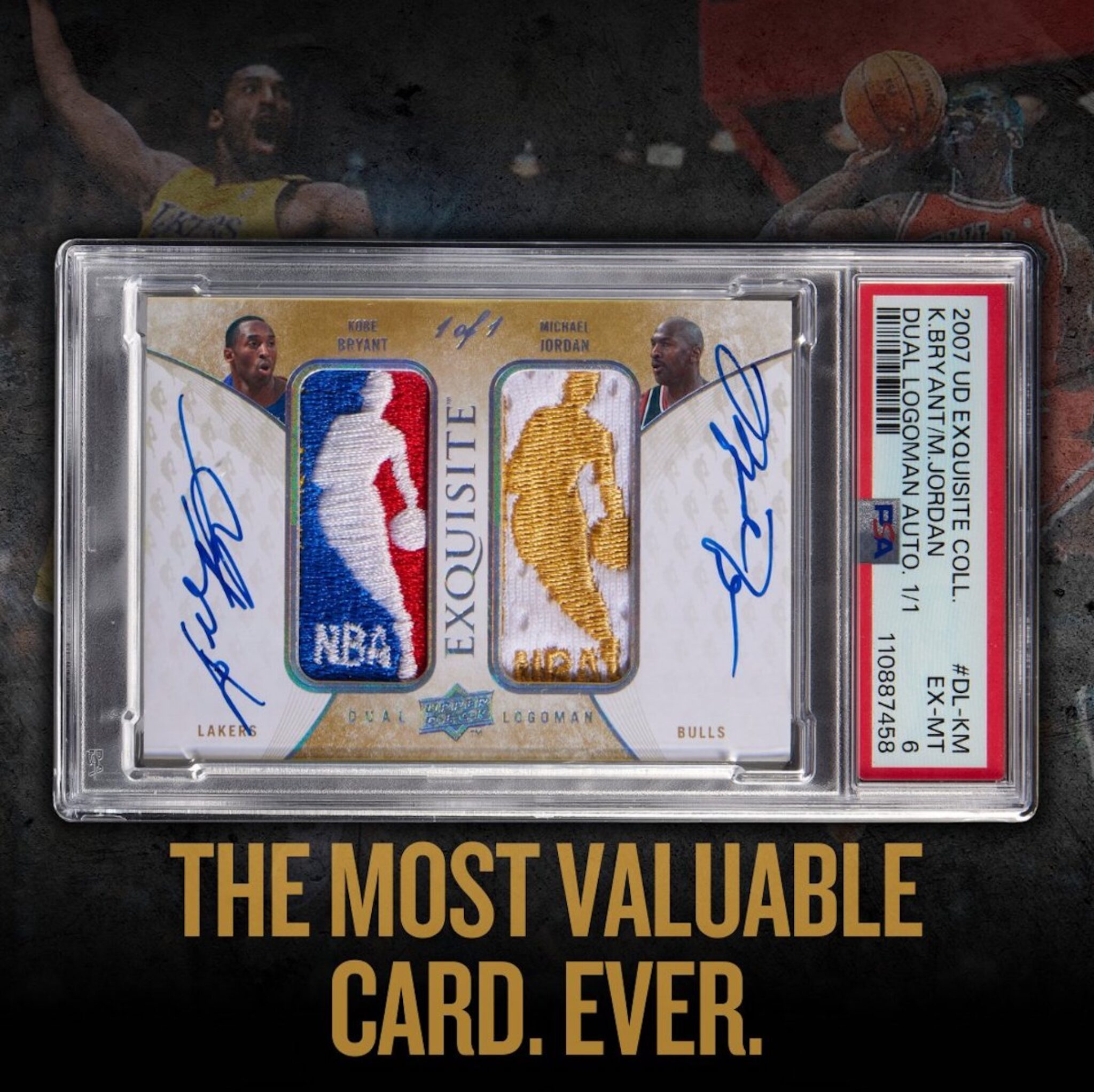 Michael Jordan-Kobe Bryant card sells for record $12.9 million