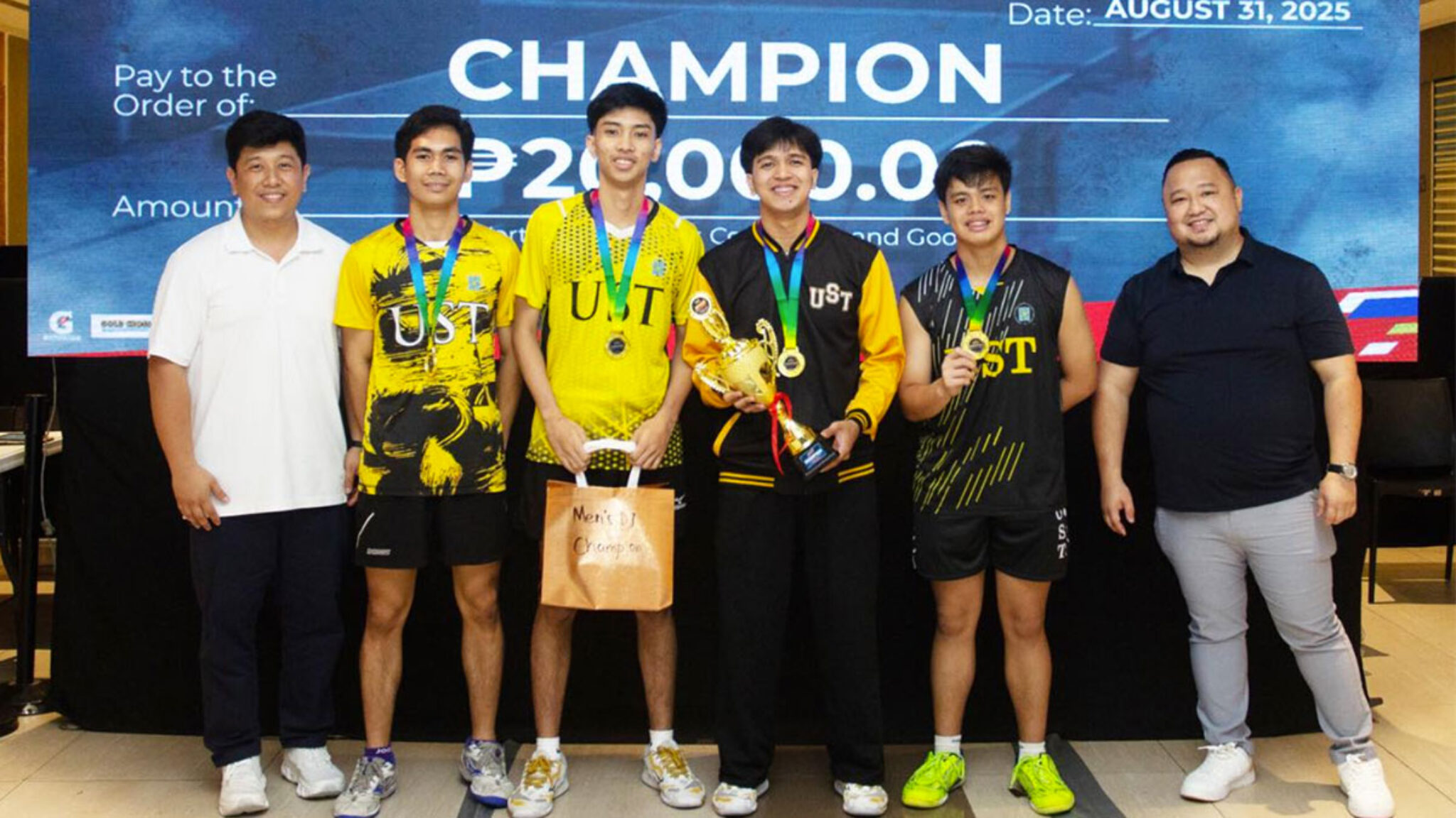 UST dominates table tennis tilt