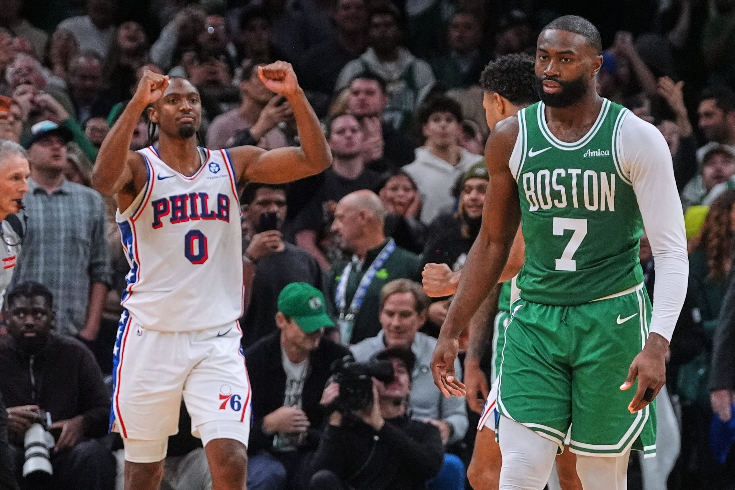 NBA: Tyrese Maxey drops 40 as 76ers rally to edge Celtics