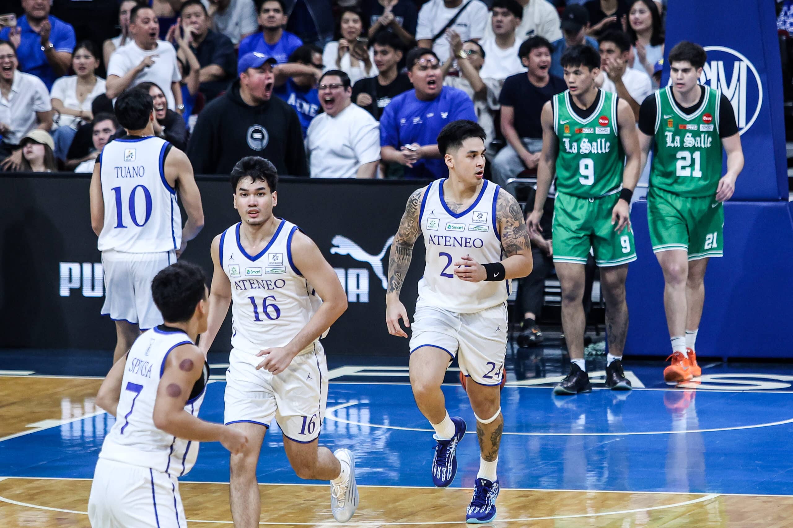 UAAP: Ateneo fends off La Salle rally to remain perfect at 4-0