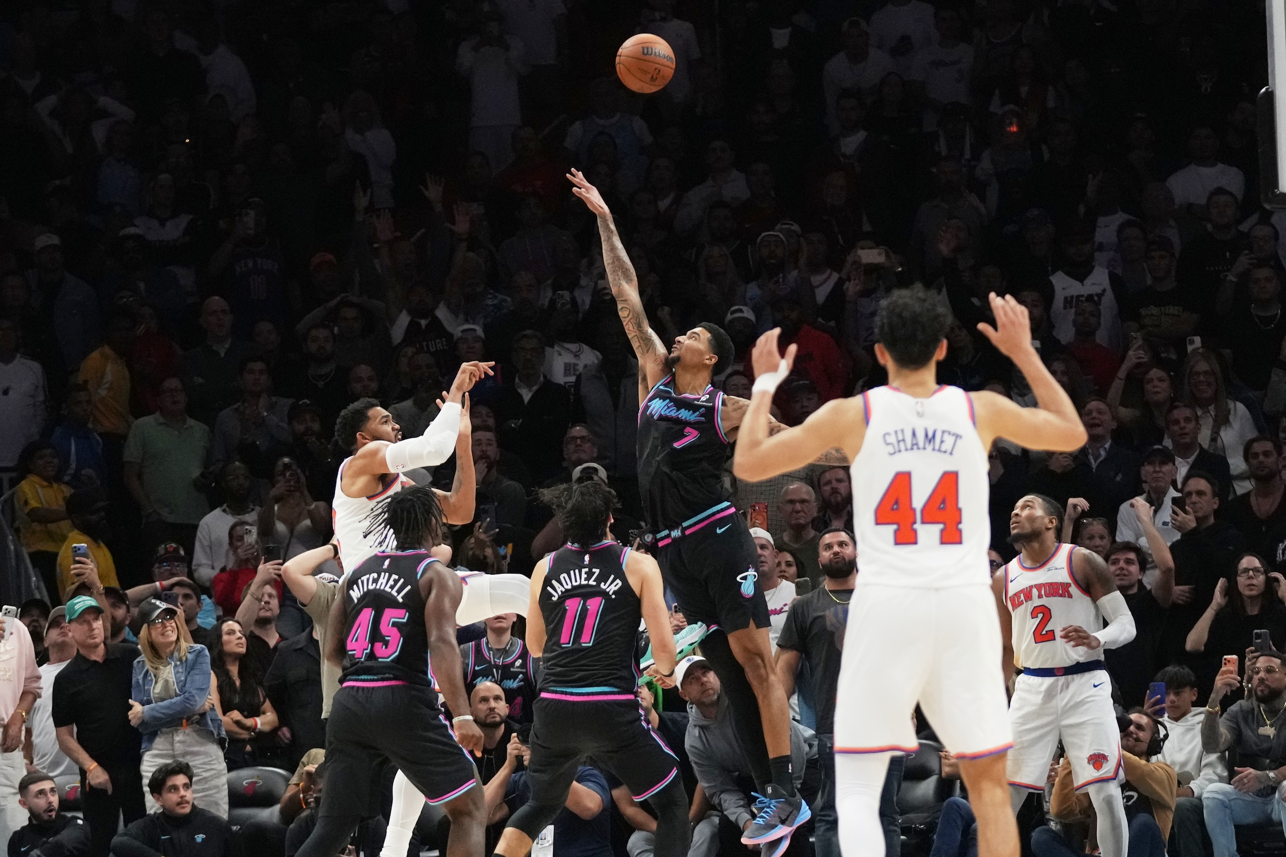 NBA: Heat survive frantic rally at the buzzer to edge Knicks