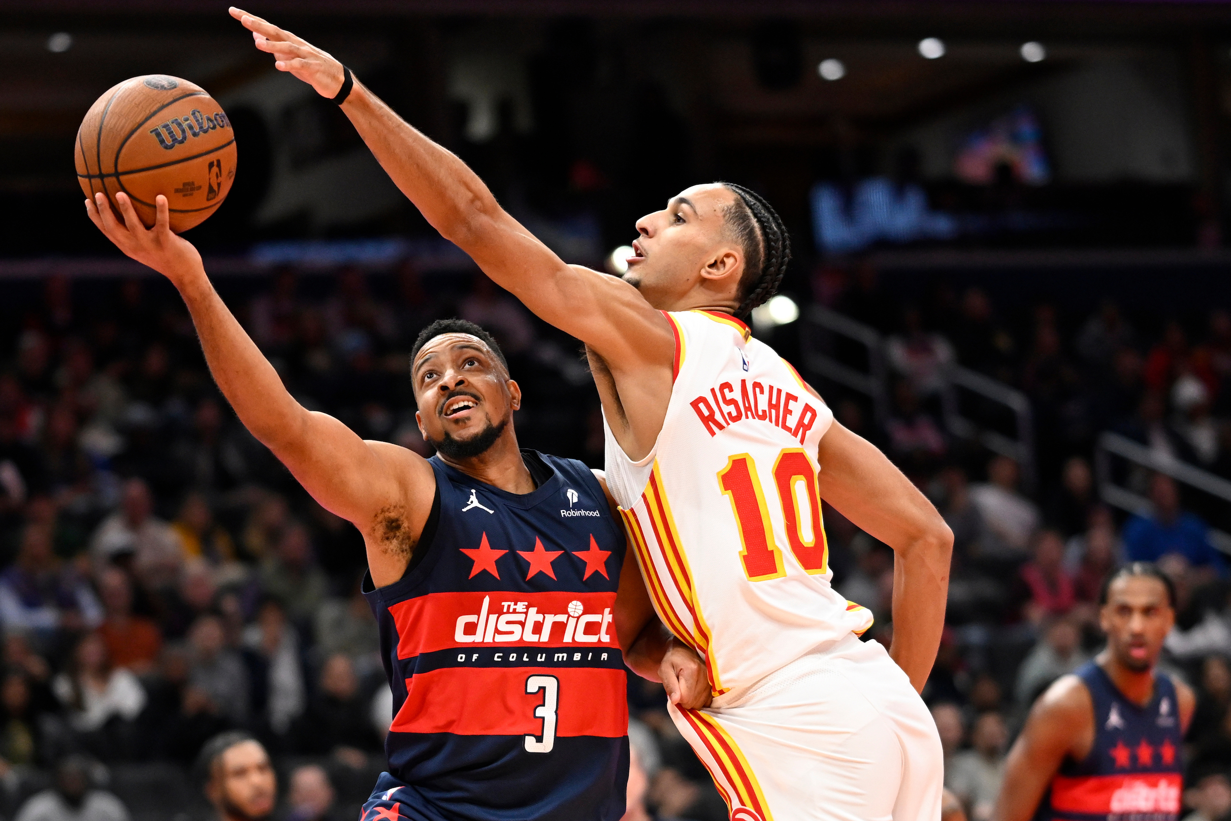 NBA: CJ McCollum scores 46 vs Hawks, Wizards end 14-game skid