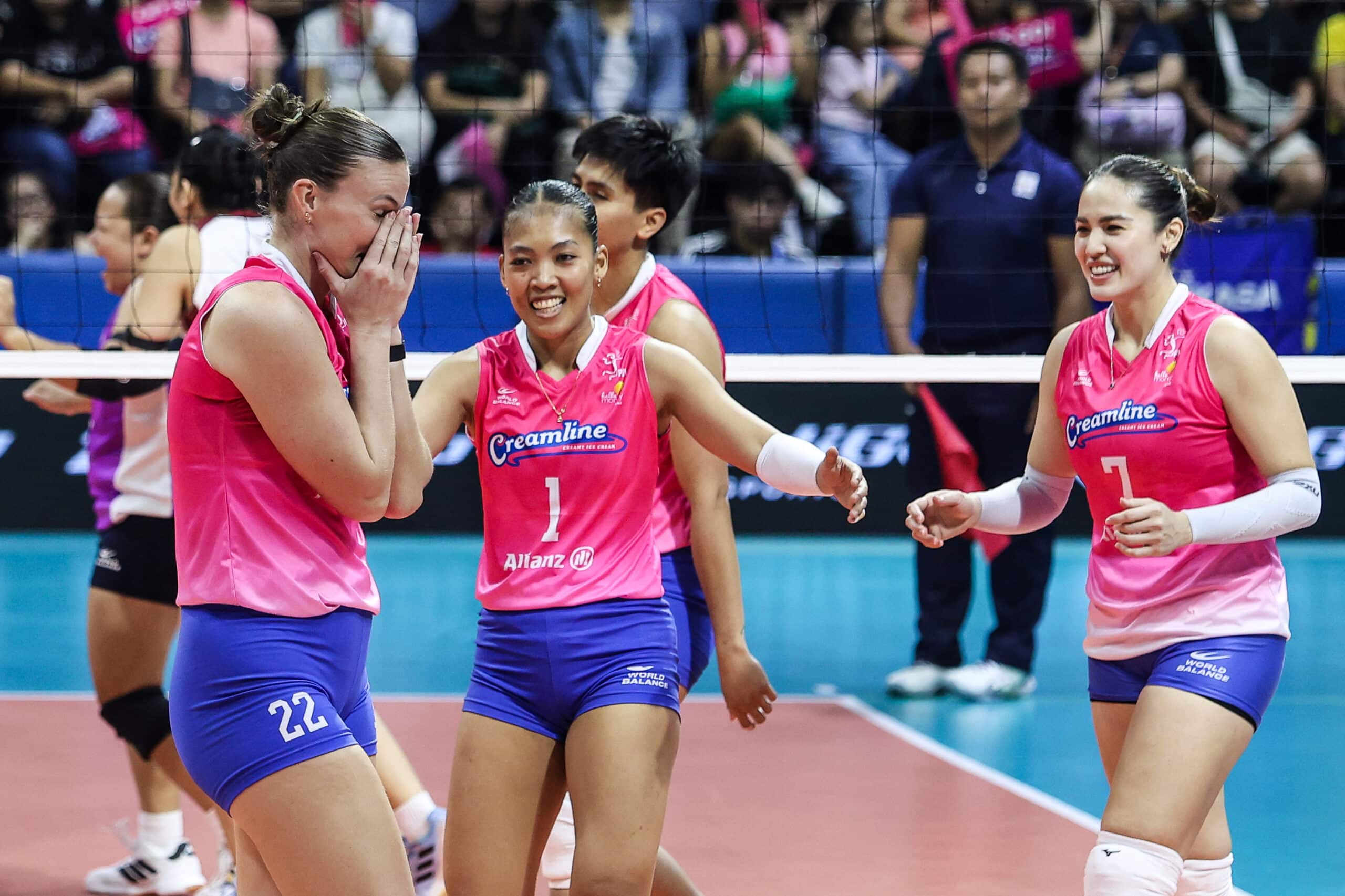 PVL: Creamline sweeps Choco Mucho to reach quarterfinals