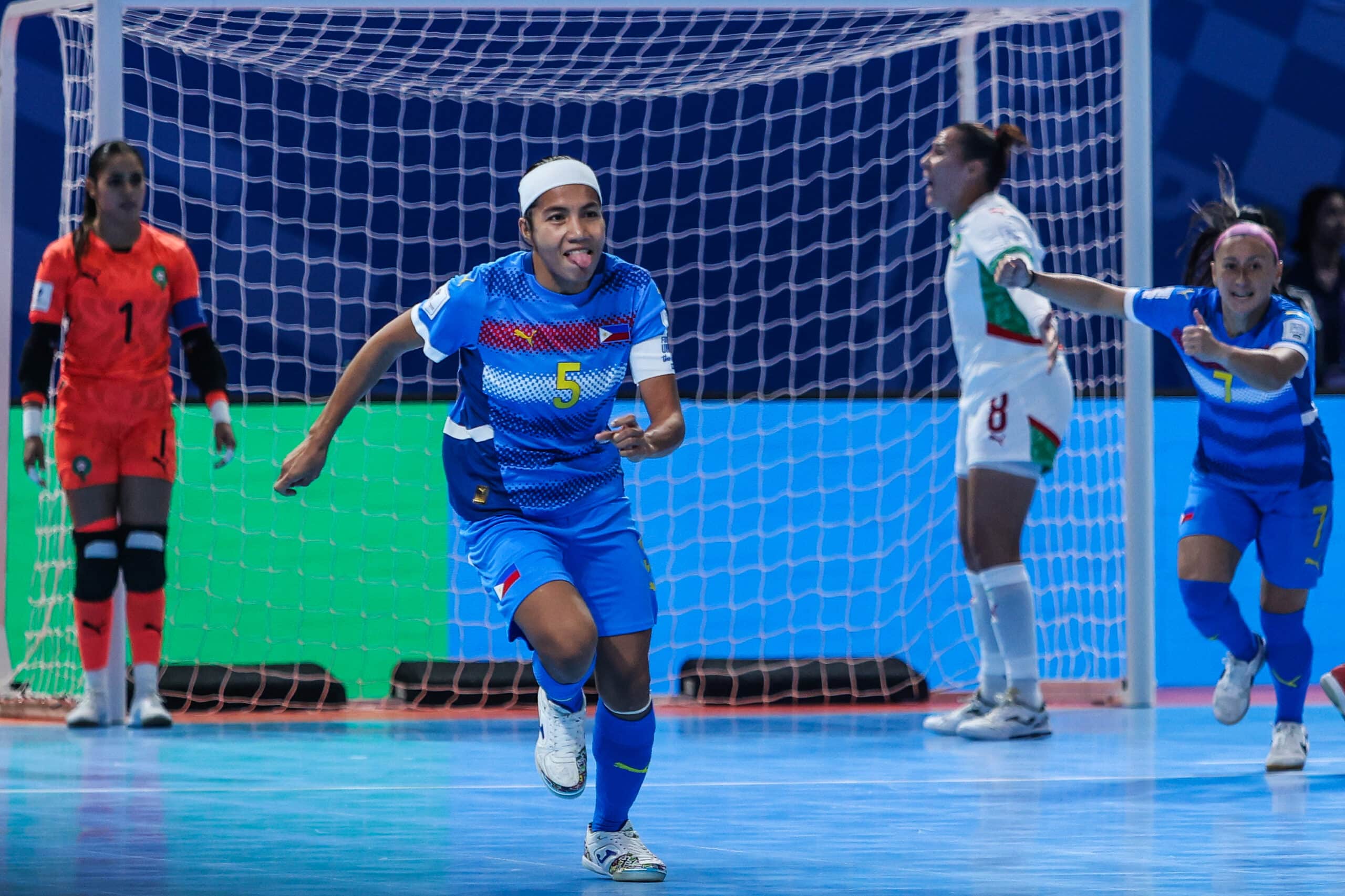 Inday Tolentin scores PH's first goal at Futsal World Cup